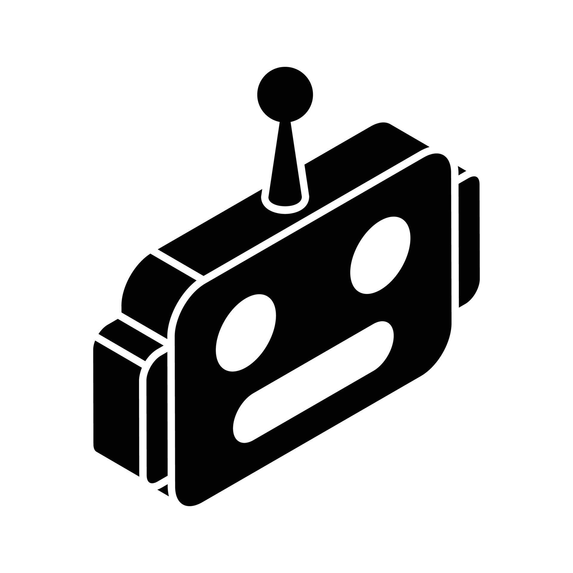 Creatively crafted isometric icon of ai robot 43512200 Vector Art at ...