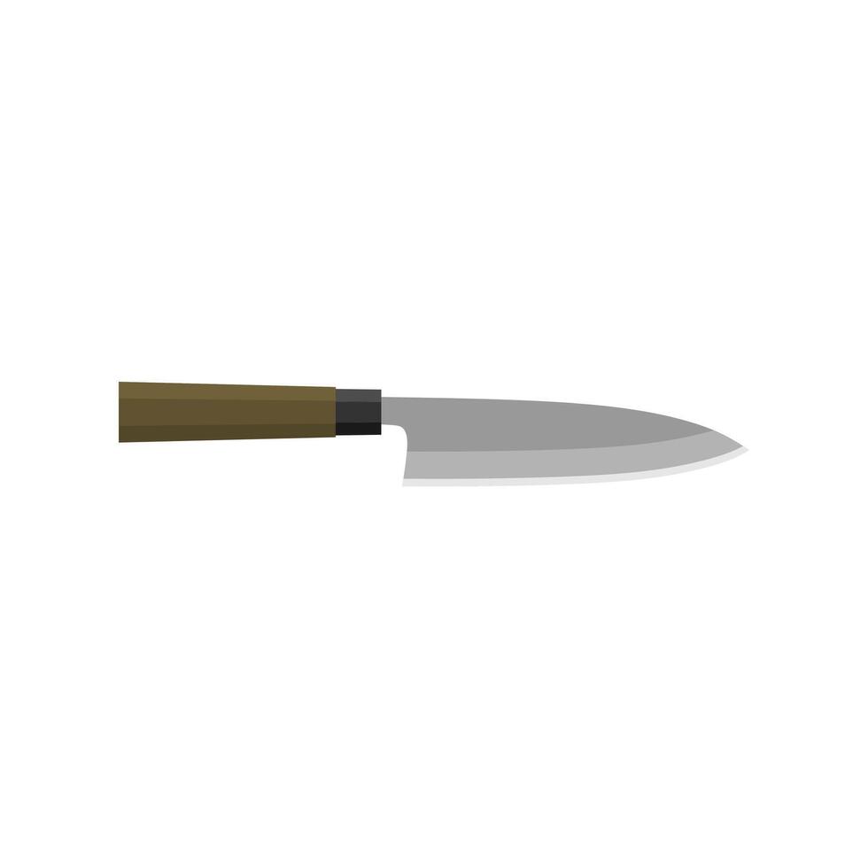 deba bocho, japonés cocina cuchillo plano diseño ilustración aislado en ... deba bocho, japonés cocina cuchillo plano diseño ilustración aislado en ...