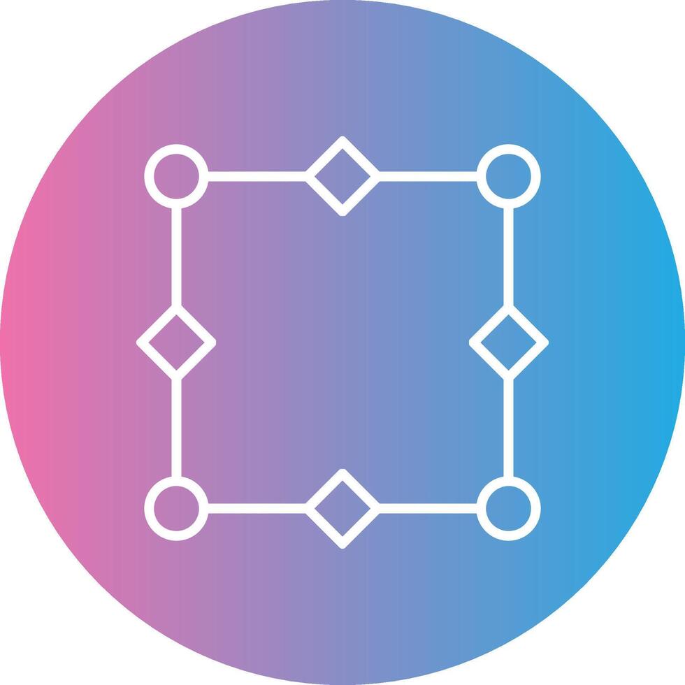 Nodes Line Gradient Circle Icon 43520391 Vector Art at Vecteezy