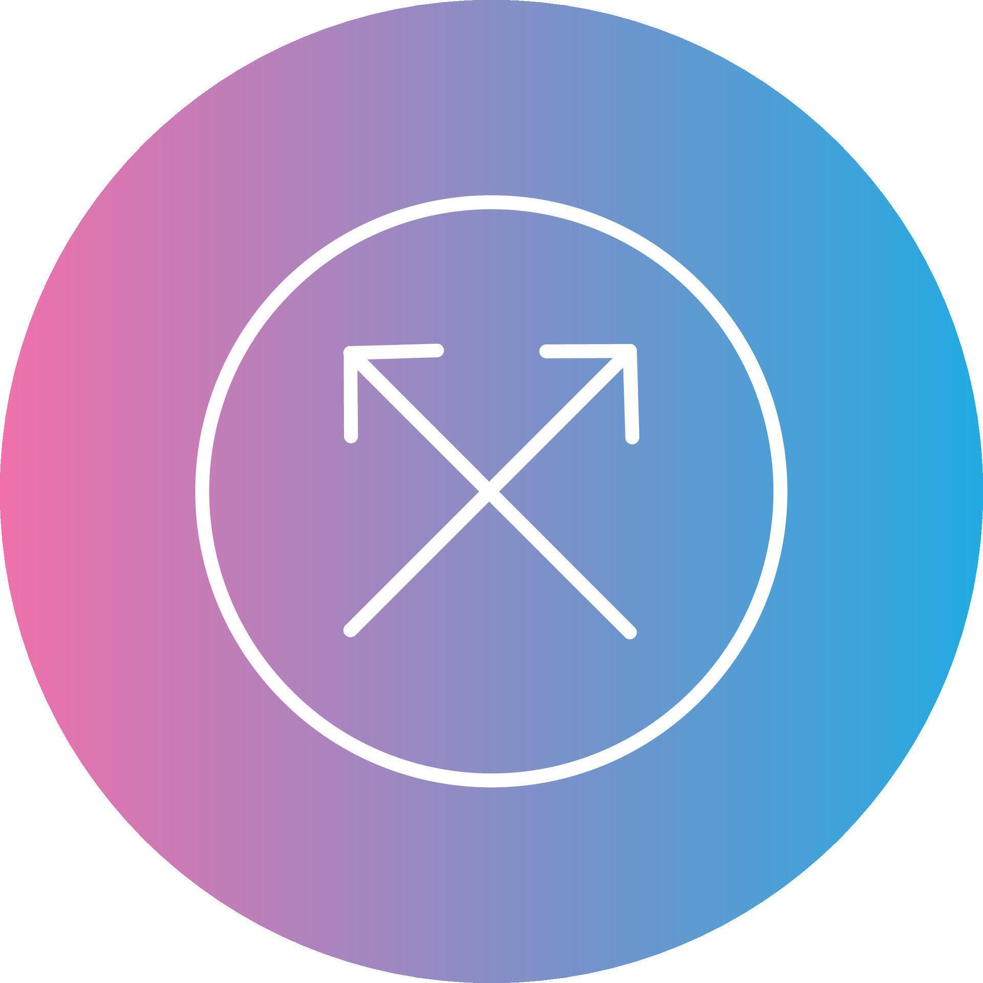 Intersect Line Gradient Circle Icon 43521001 Vector Art At Vecteezy