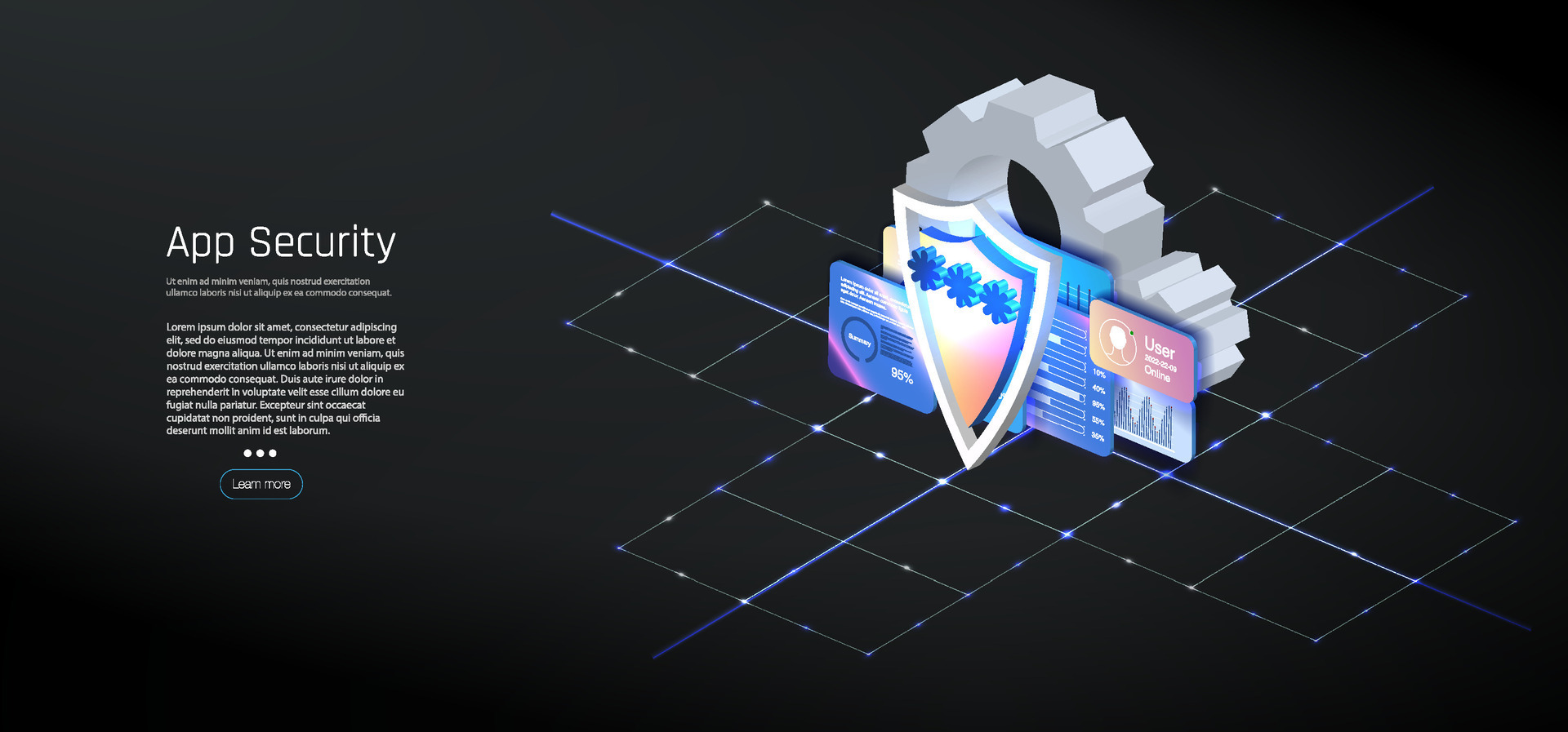 Cyber Security concept.Cybersecurity, antivirus, encryption, data protection. Software ...