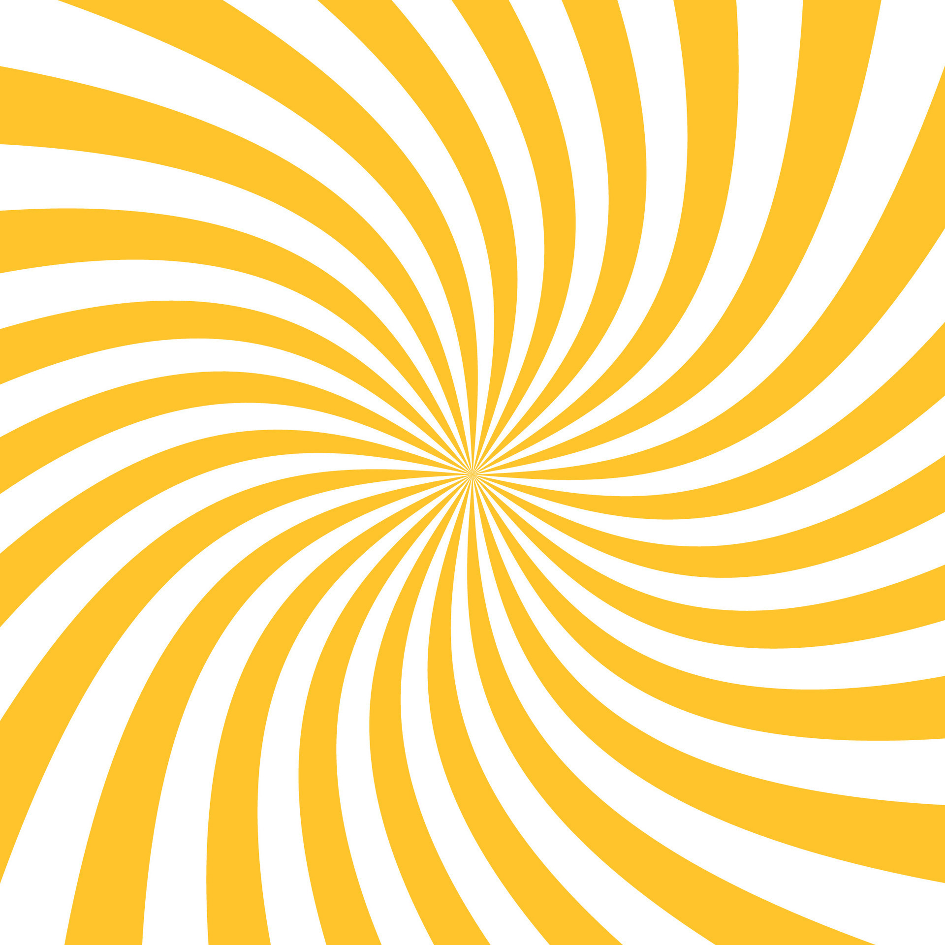 Yellow Sun rays background. Radial swirl abstract lines background, light 43531918 Vector Art at ...