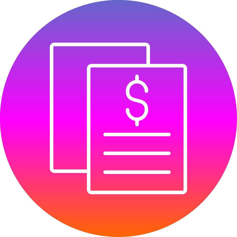 Duplicate Content Line Gradient Circle Icon 43537057 Vector Art At Vecteezy