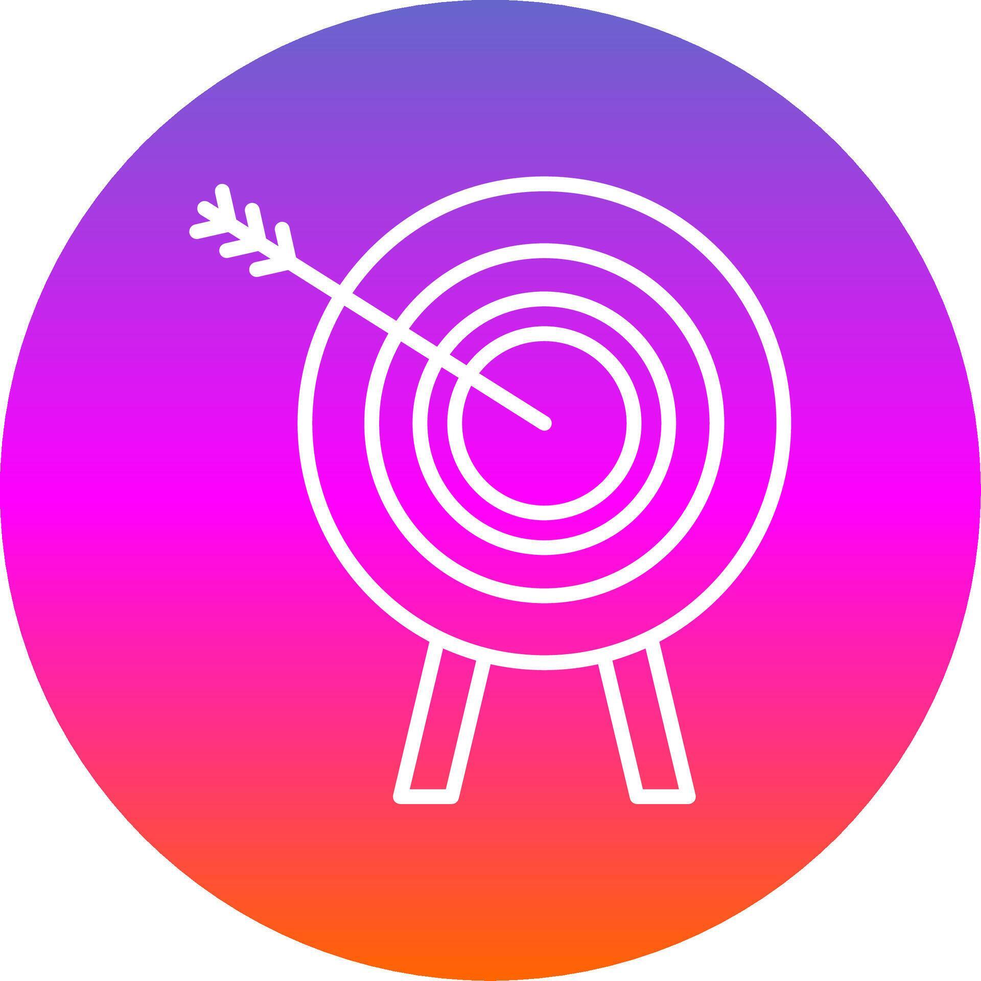 Aim Line Gradient Circle Icon 43538149 Vector Art at Vecteezy