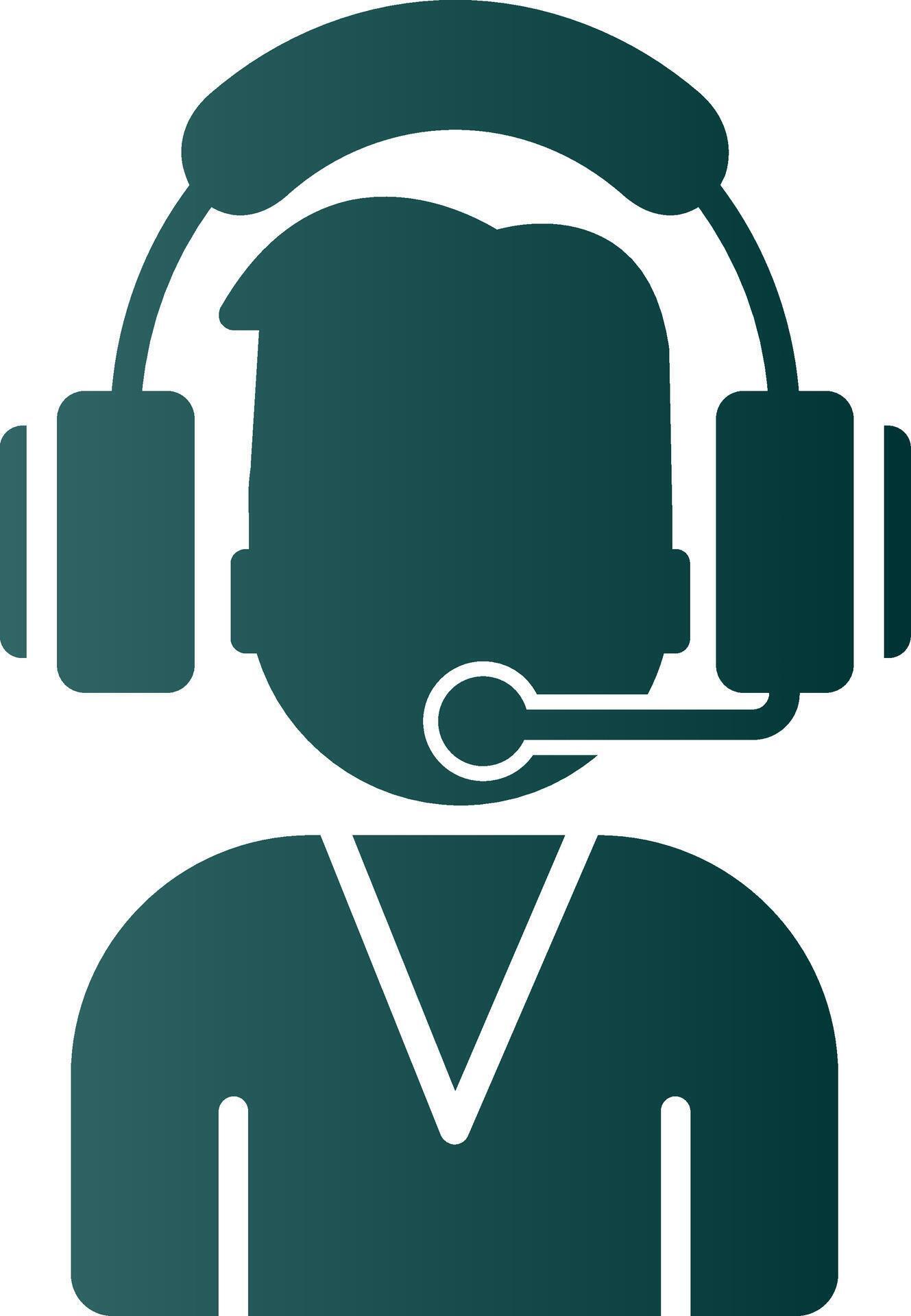 Support Admin Glyph Gradient Icon 43539080 Vector Art at Vecteezy