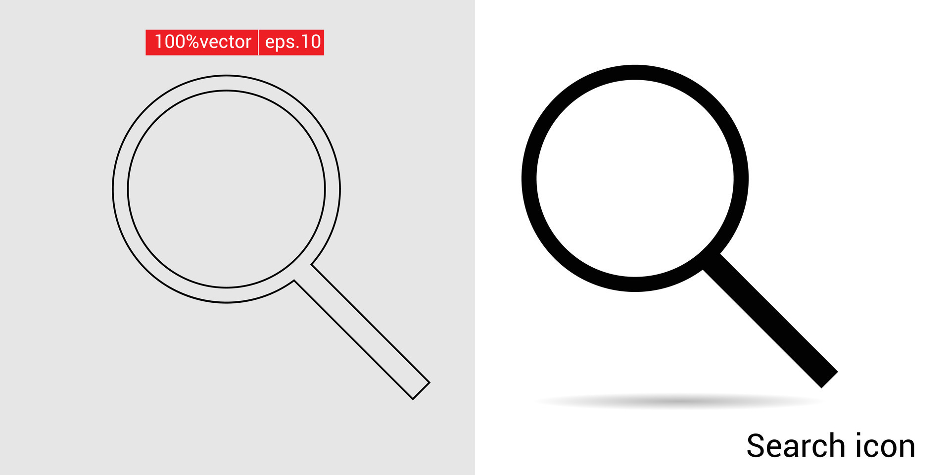 Search symbol. A set web icon 43541930 Vector Art at Vecteezy