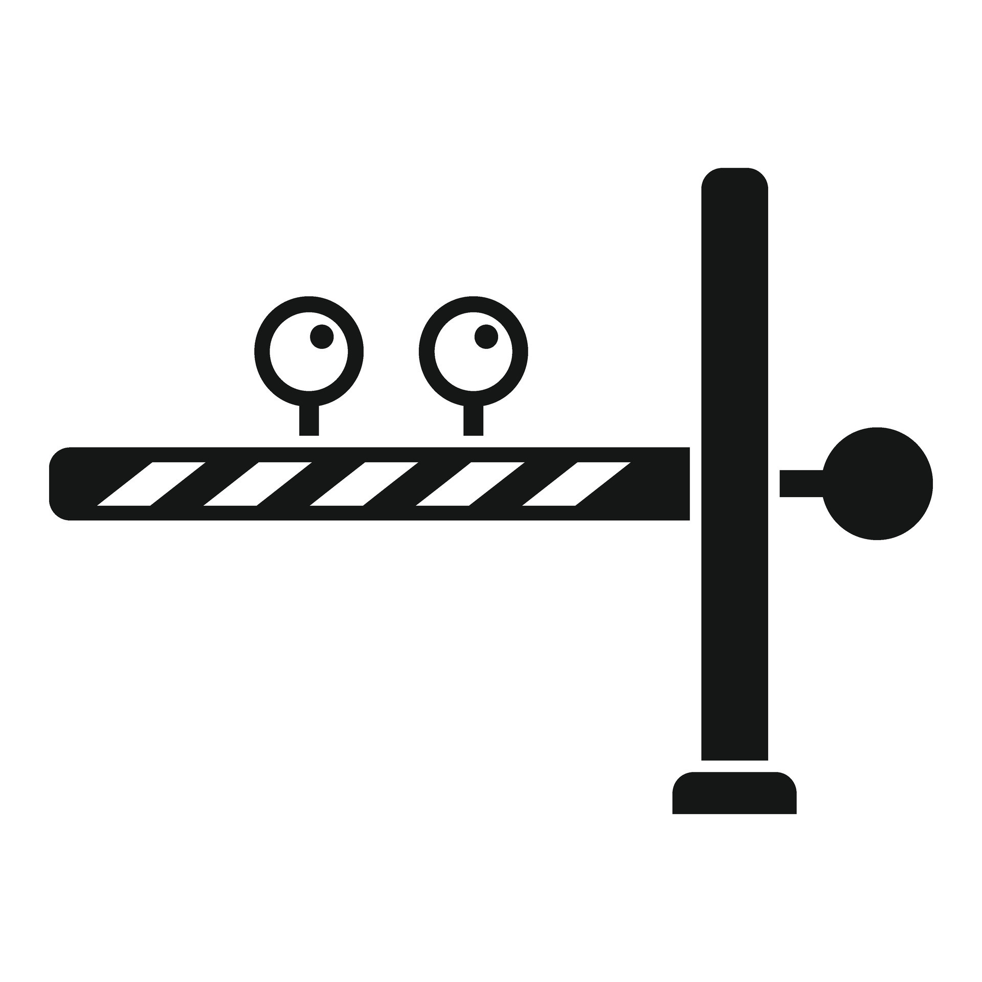 Railway cross closed barrier icon simple . Traffic lights 43545689 ... Railway cross closed barrier icon simple . Traffic lights 43545689 ...