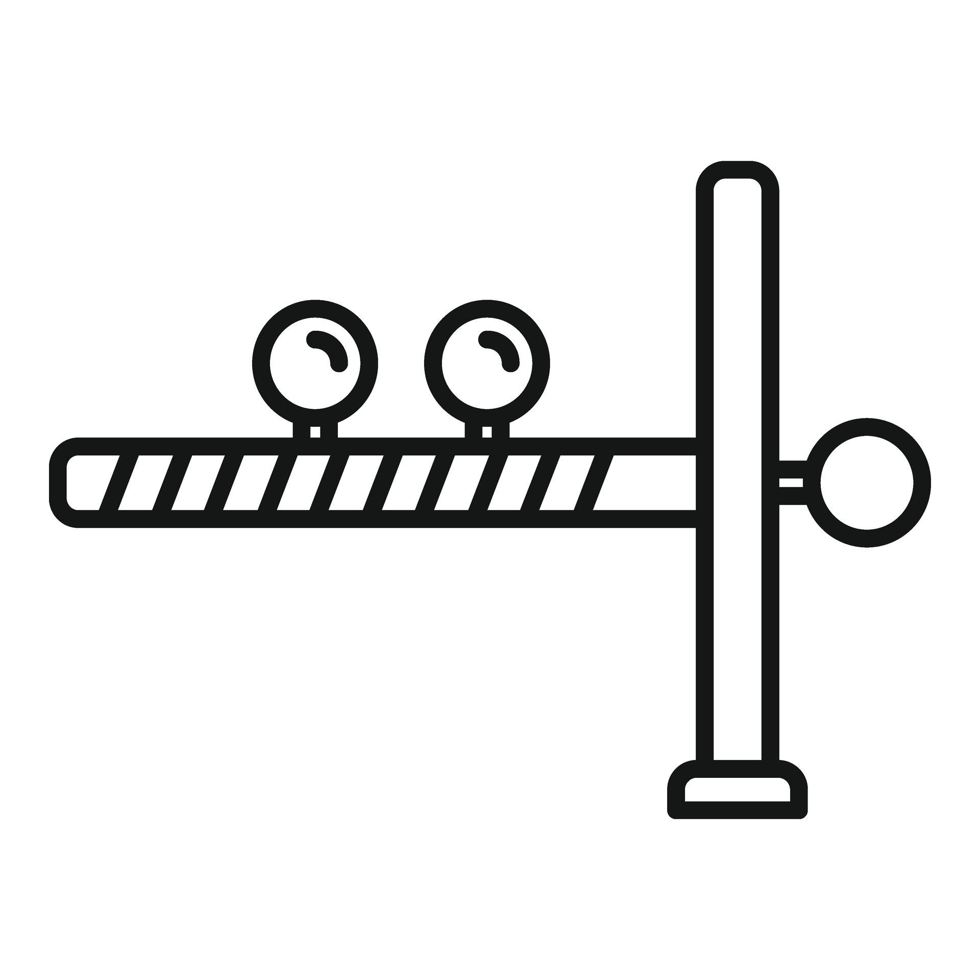 Railway cross closed barrier icon outline . Traffic lights 43545903 ... Railway cross closed barrier icon outline . Traffic lights 43545903 ...