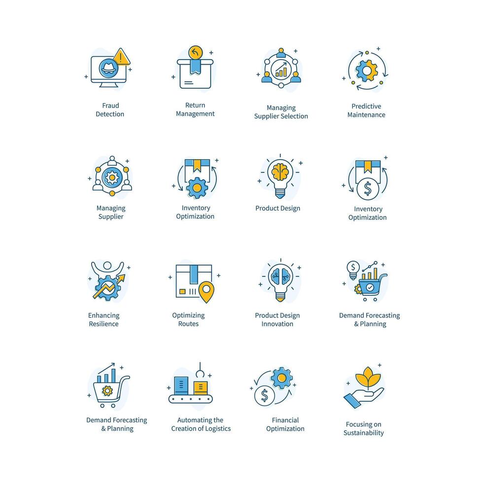 Supply Chain, AI Driven Supply Chain Icon Set 43550097 Vector Art at ... Supply Chain, AI Driven Supply Chain Icon Set 43550097 Vector Art at ...
