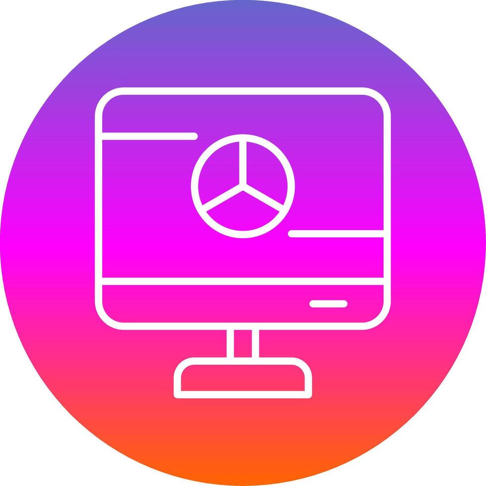 Visualization Line Gradient Circle Icon 43553404 Vector Art At Vecteezy
