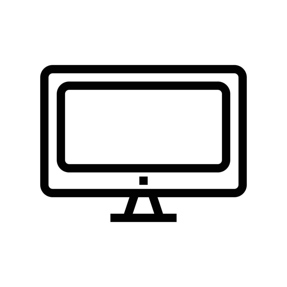 computer line icon 43554209 Vector Art at Vecteezy