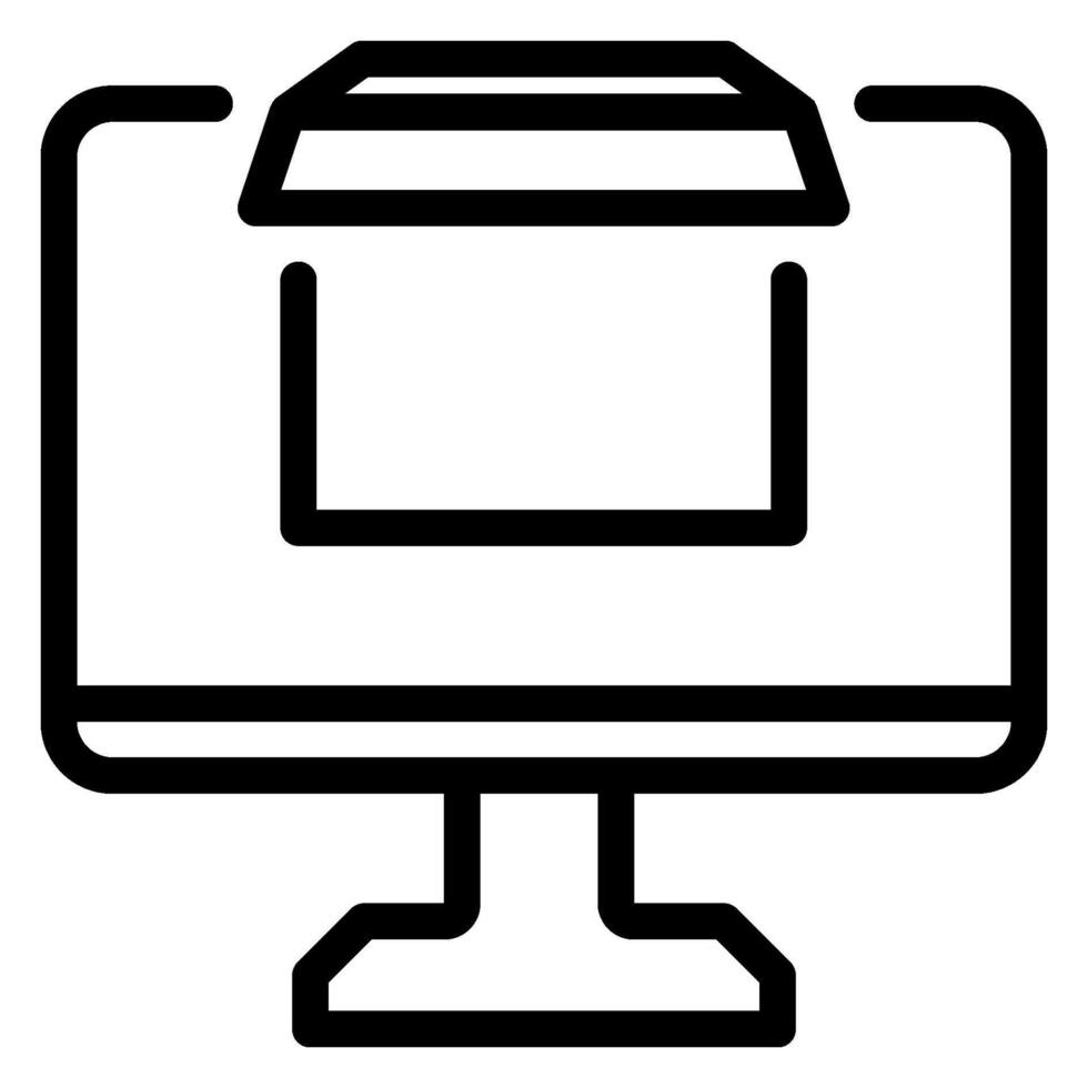 computer line icon 43555024 Vector Art at Vecteezy