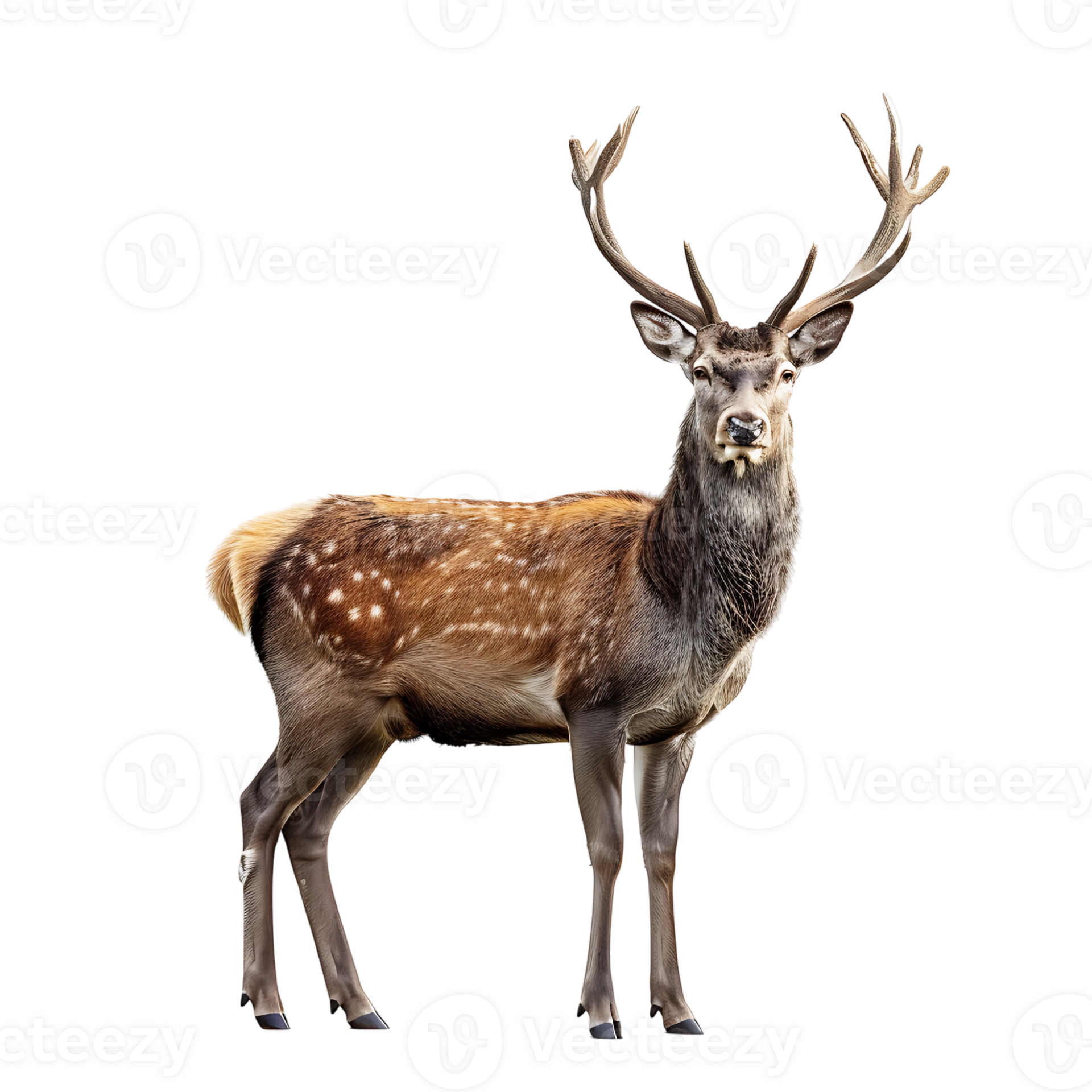 Deer full body shot on isolated transparent background 43555756 PNG