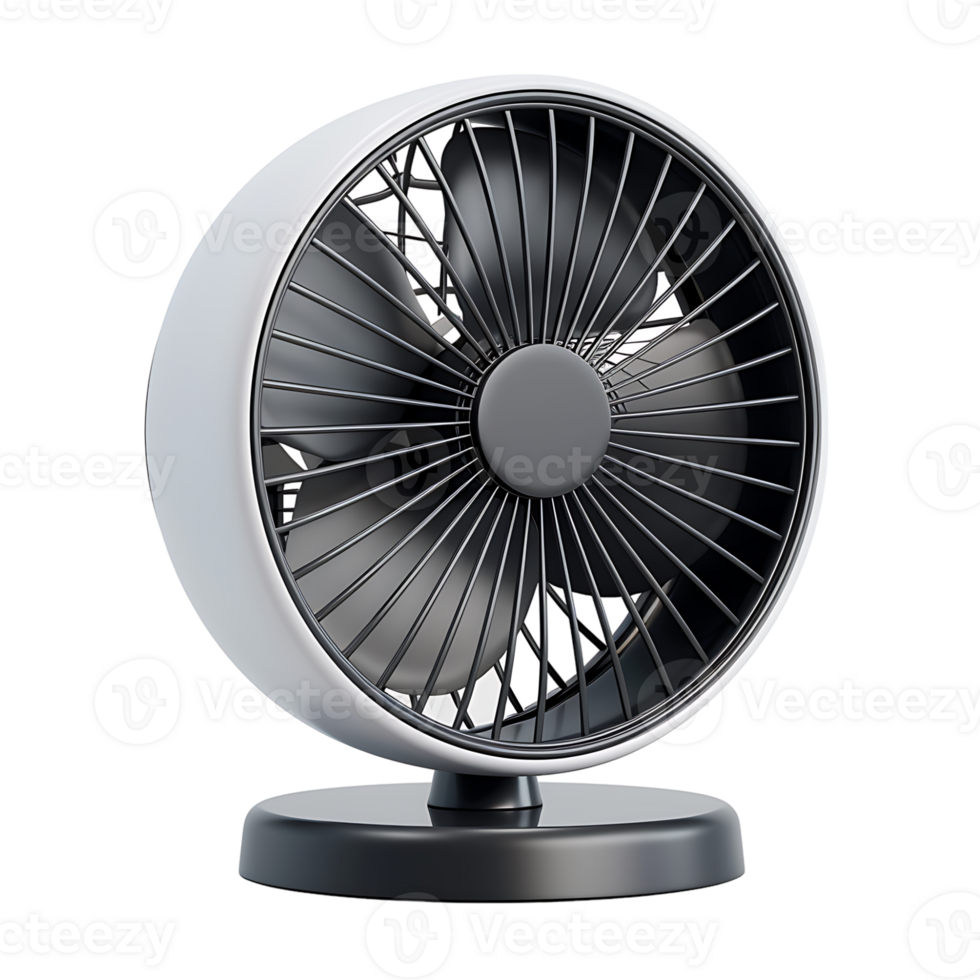 Electric desk fan on isolated transparent background 43557921 PNG