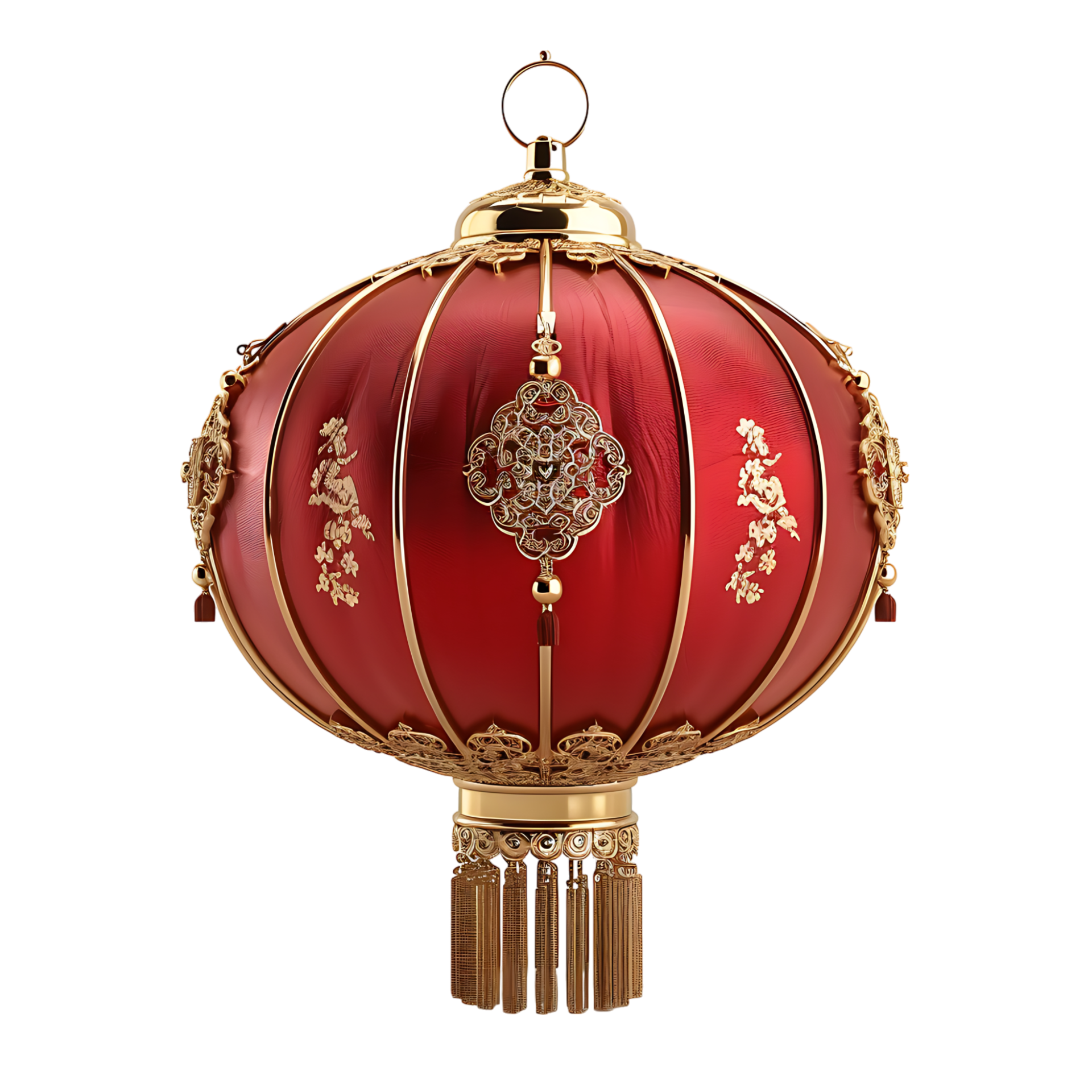 3d chinese new year lantern on isolated transparent background 43558006 PNG