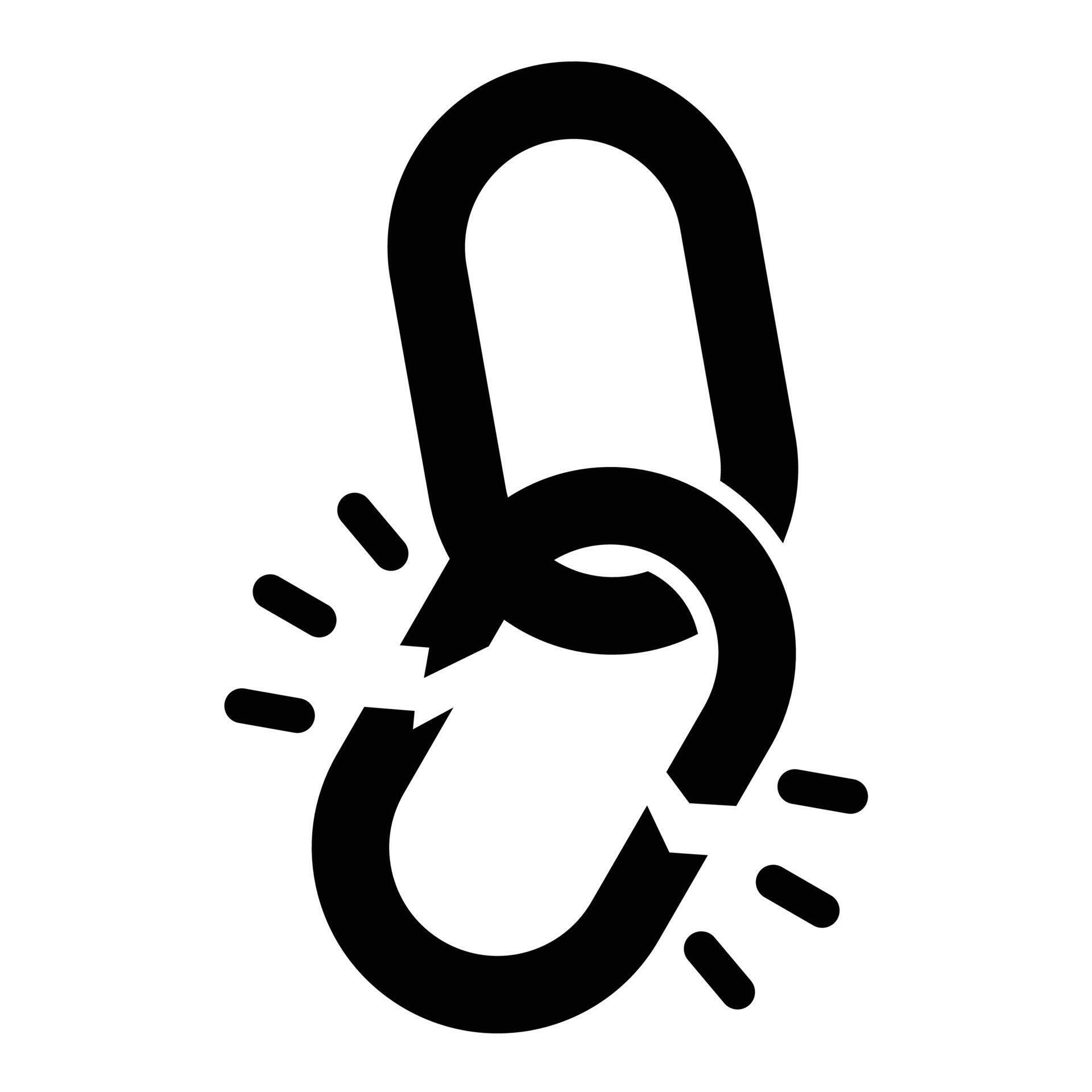 Set of Broken connection. Freedom concept, Broken chain link icon ... Set of Broken connection. Freedom concept, Broken chain link icon ...