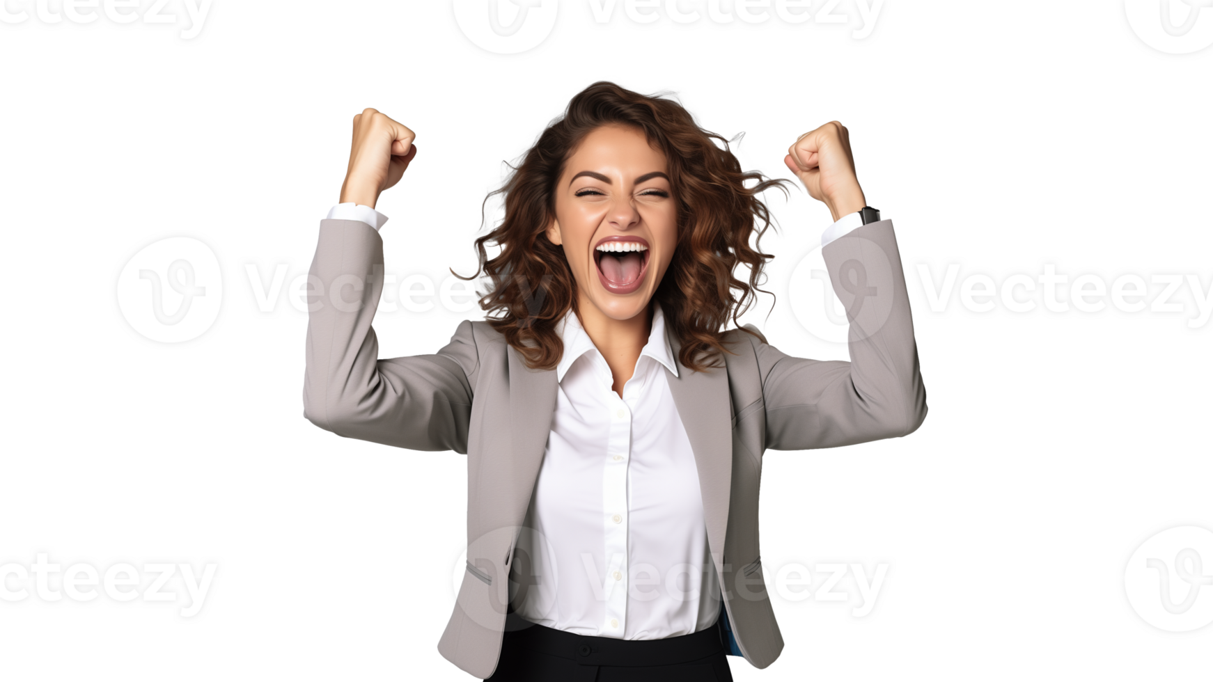 Happy Business Woman PNGs for Free Download