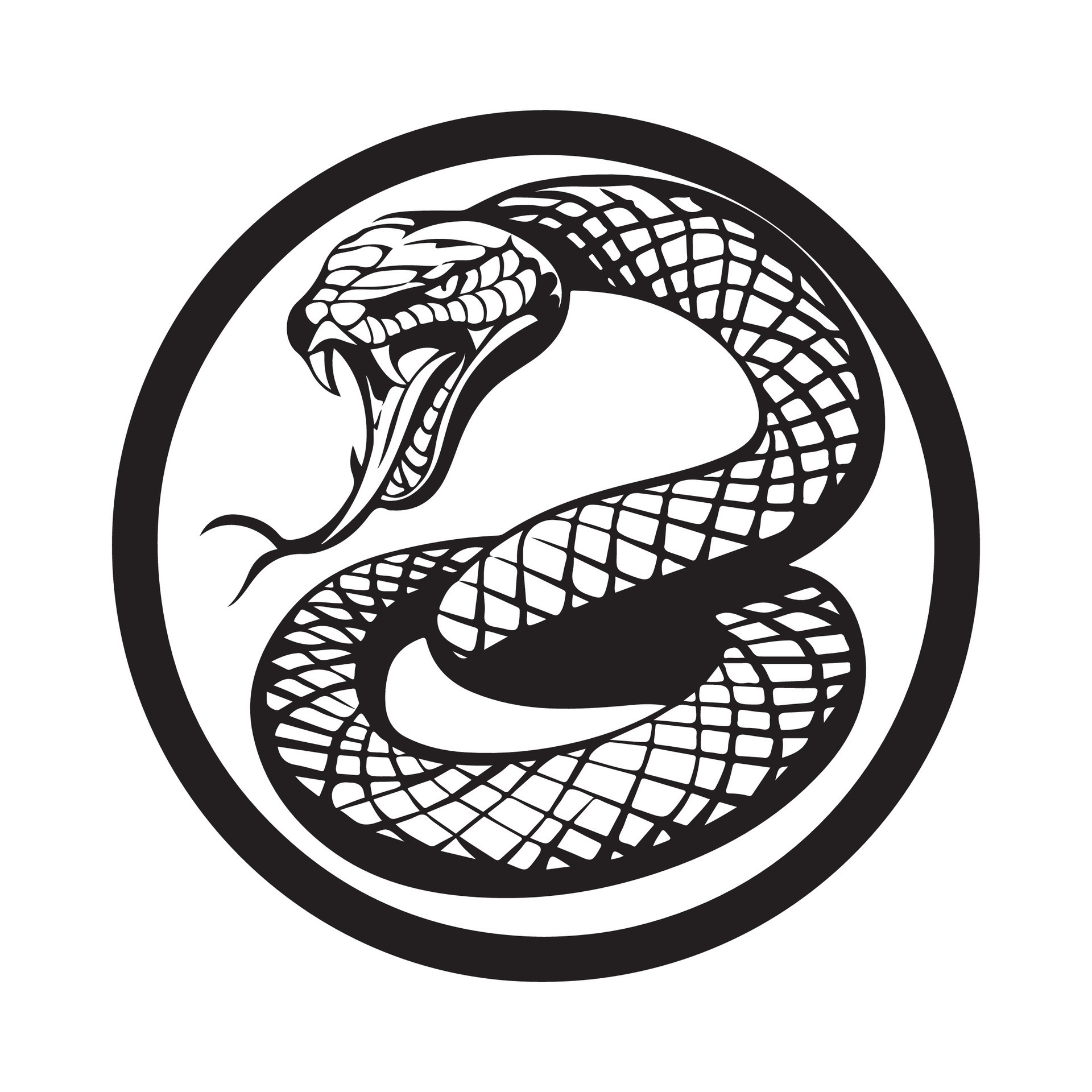 Cobra Snake Logo, Art, Icons, and Graphics on white Background 43562137 ...