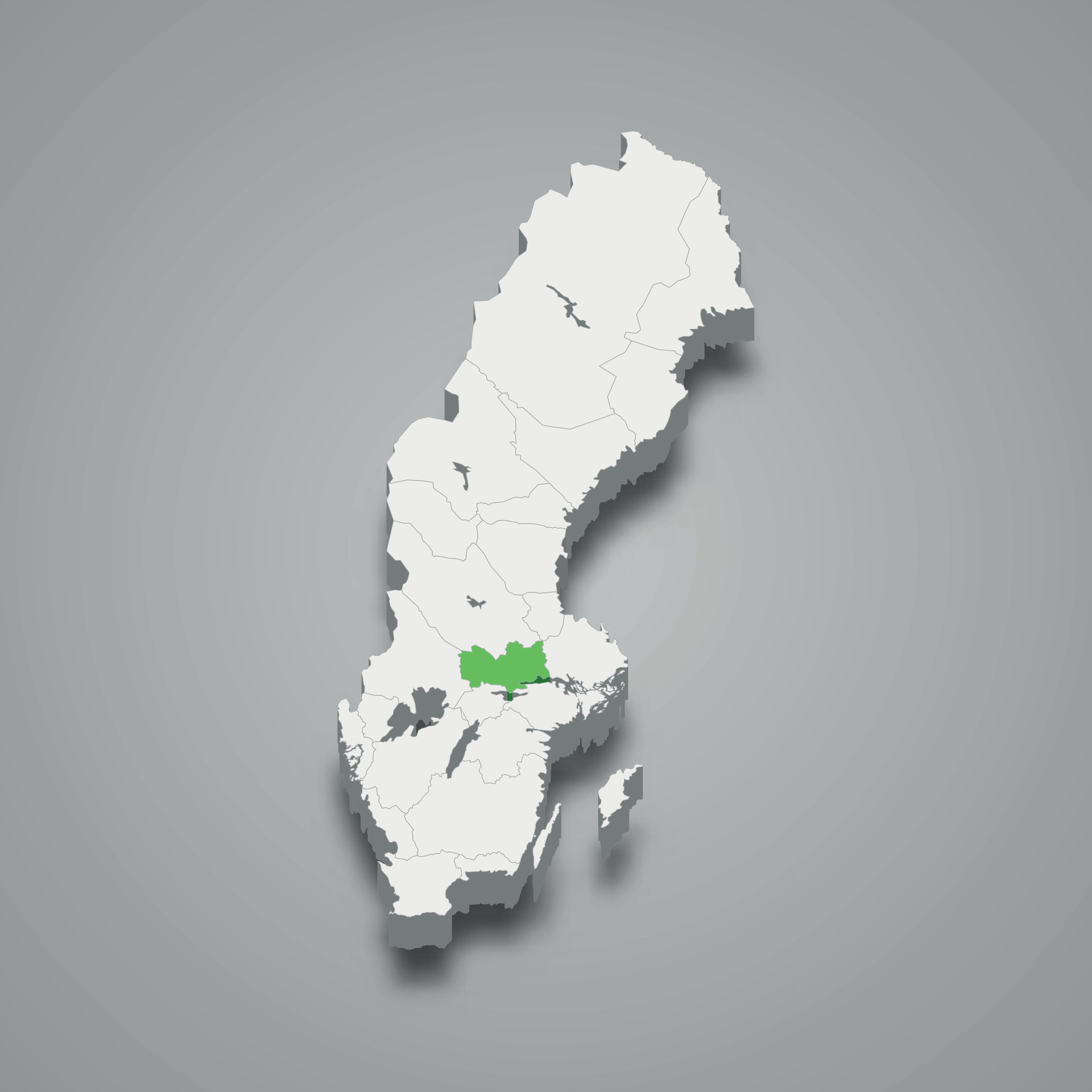 Vastmanland historical province location within Sweden 3d map 43562569 ... Vastmanland historical province location within Sweden 3d map 43562569 ...