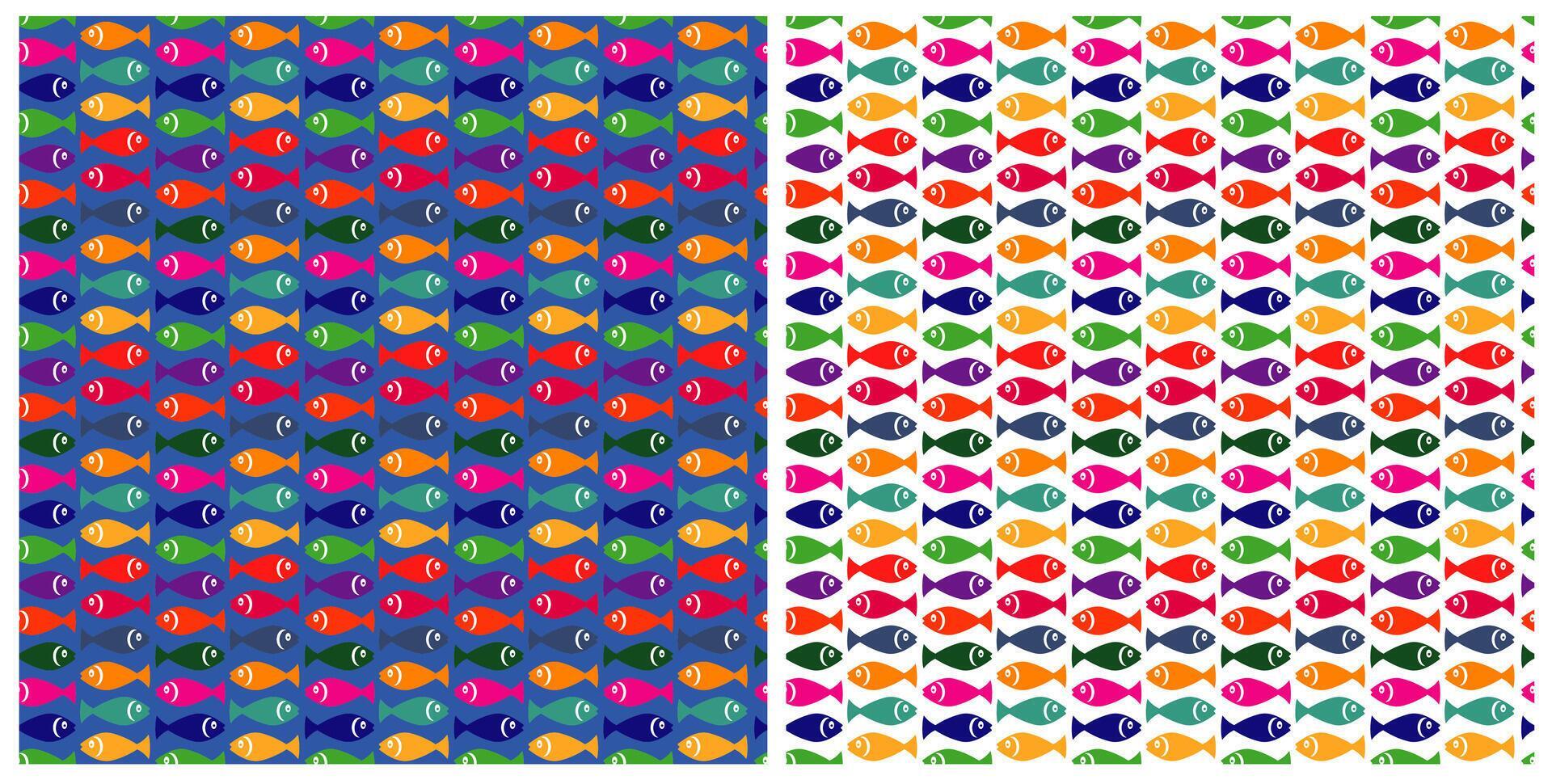 small fish pattern 43562913 Vector Art at Vecteezy