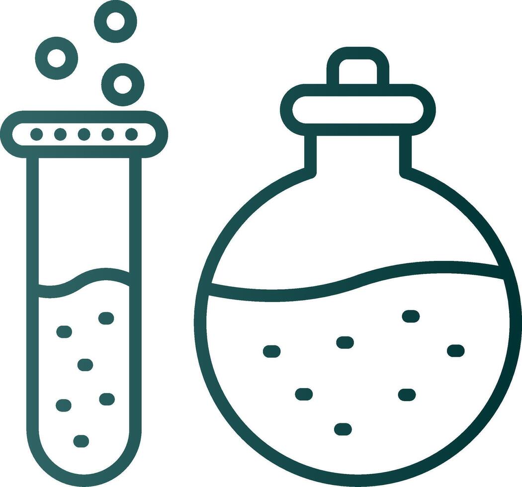 Flask Line Gradient Icon 43572525 Vector Art at Vecteezy