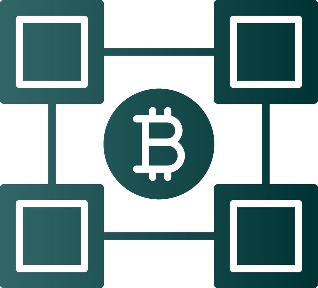 Blockchain Blockchain Glyph Gradient Icon 43573275 Vector Art at Vecteezy