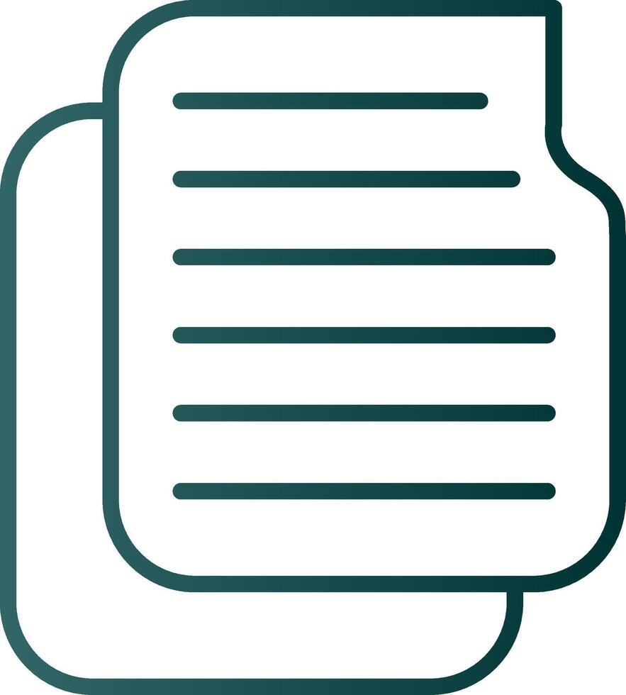 Files Line Gradient Icon 43574683 Vector Art at Vecteezy