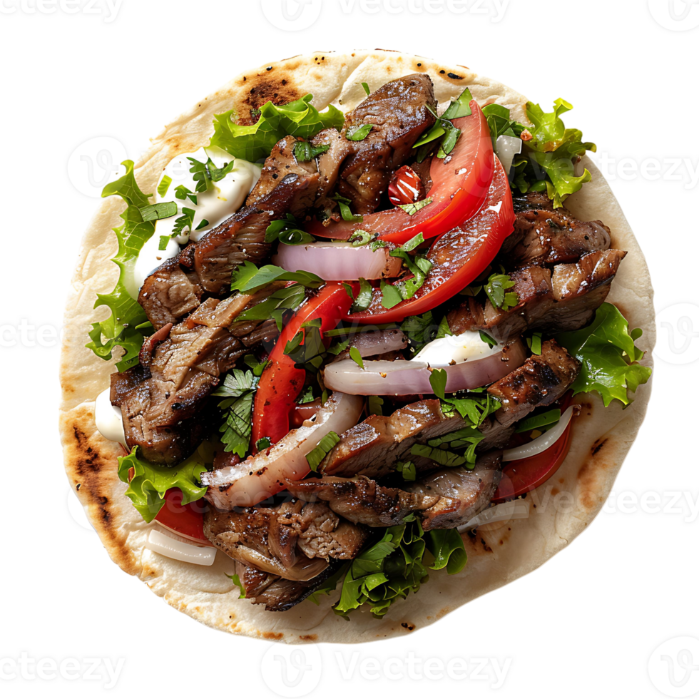 Halifax donair on isolated transparent background 43577056 PNG