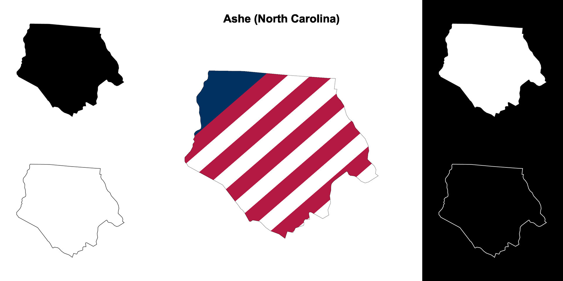 Ashe County, North Carolina outline map set 43577100 Vector Art at Vecteezy Ashe County, North Carolina outline map set 43577100 Vector Art at Vecteezy