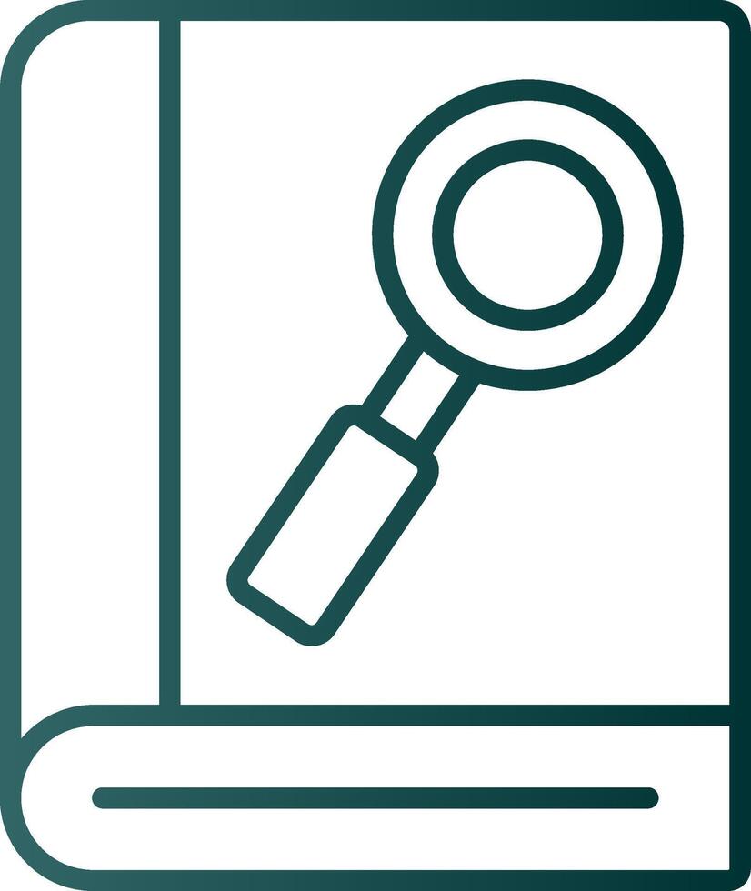 Tutorial Line Gradient Icon 43579486 Vector Art at Vecteezy