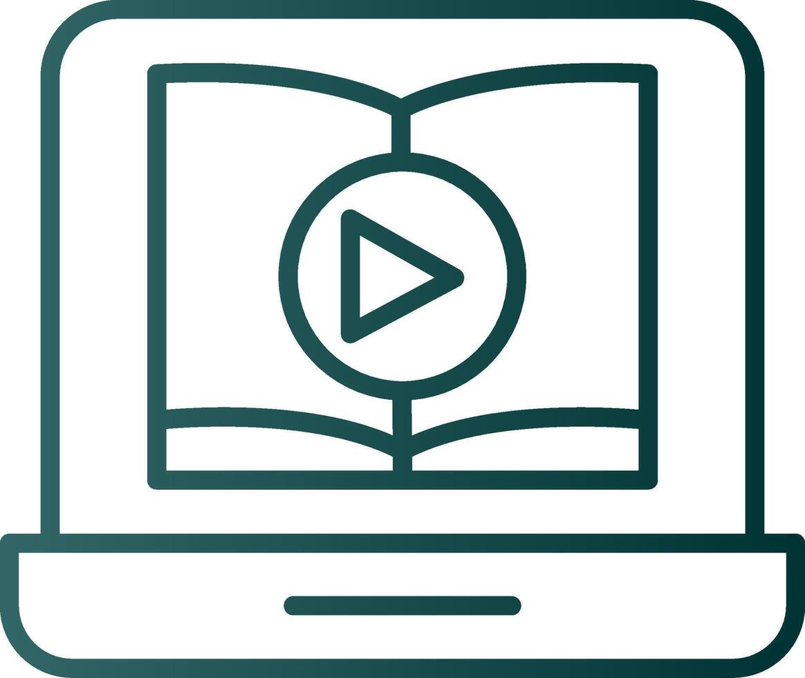 Tutorial Line Gradient Icon 43579487 Vector Art at Vecteezy