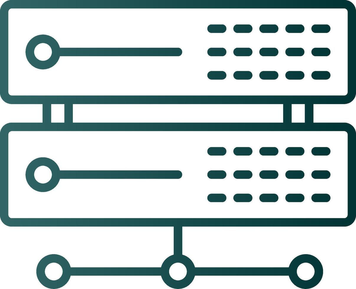 Server Line Gradient Icon 43581788 Vector Art At Vecteezy