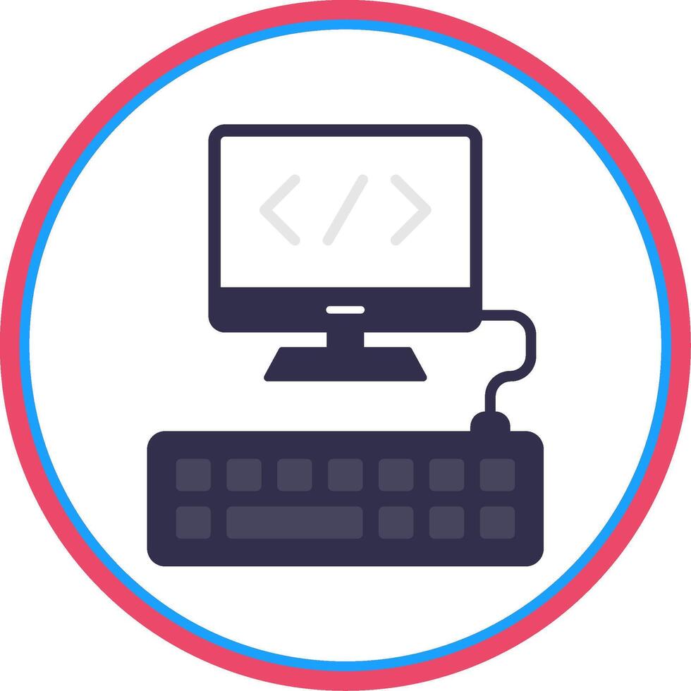 Web Programming Flat Circle Icon 43582174 Vector Art at Vecteezy