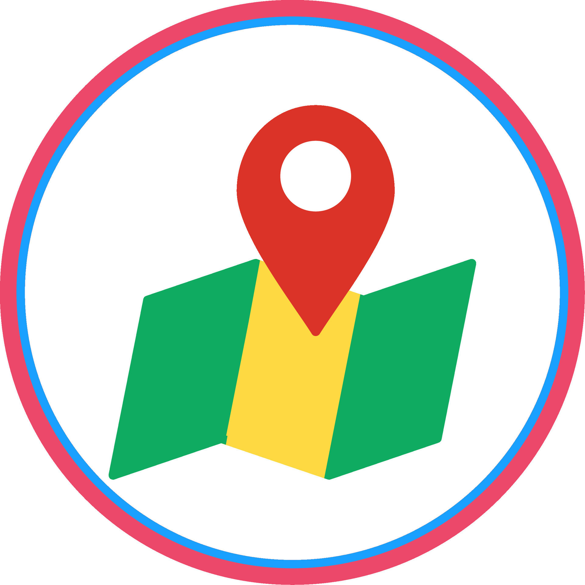 Map Pointer Flat Circle Icon 43587803 Vector Art at Vecteezy