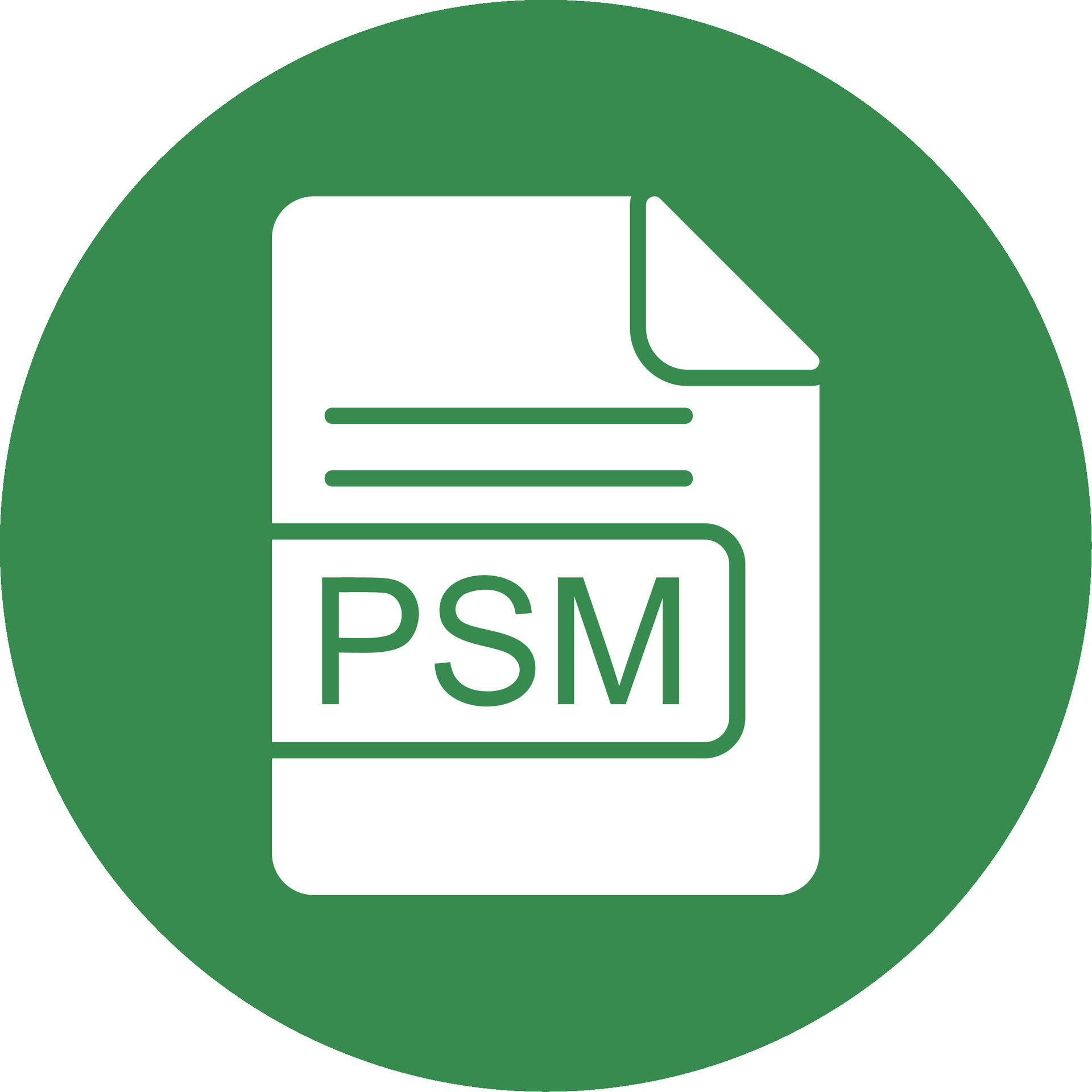 Psm File Format Multi Color Circle Icon 43588583 Vector Art At Vecteezy