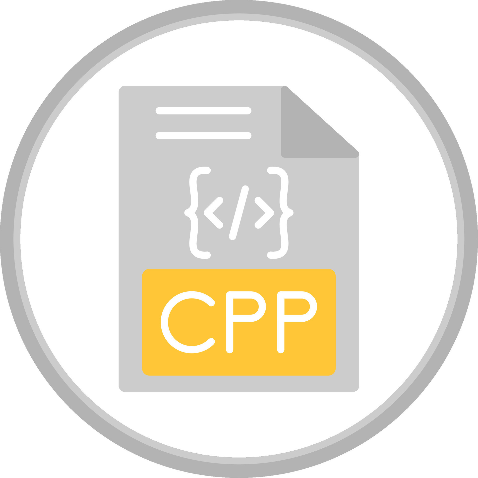 Cpp Flat Circle Icon 43600324 Vector Art At Vecteezy