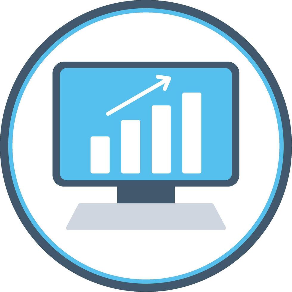 Analytics Flat Circle Icon 43600956 Vector Art at Vecteezy