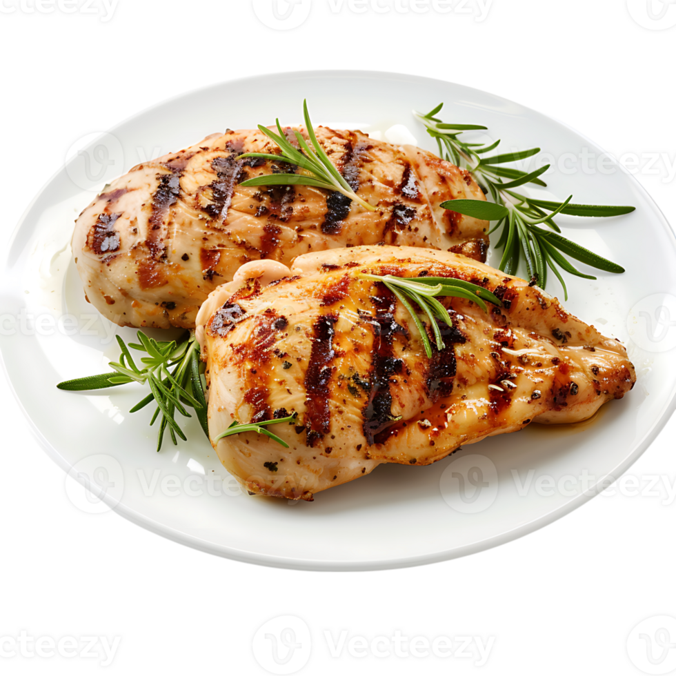 Grilled chicken on isolated transparent background 43601952 PNG