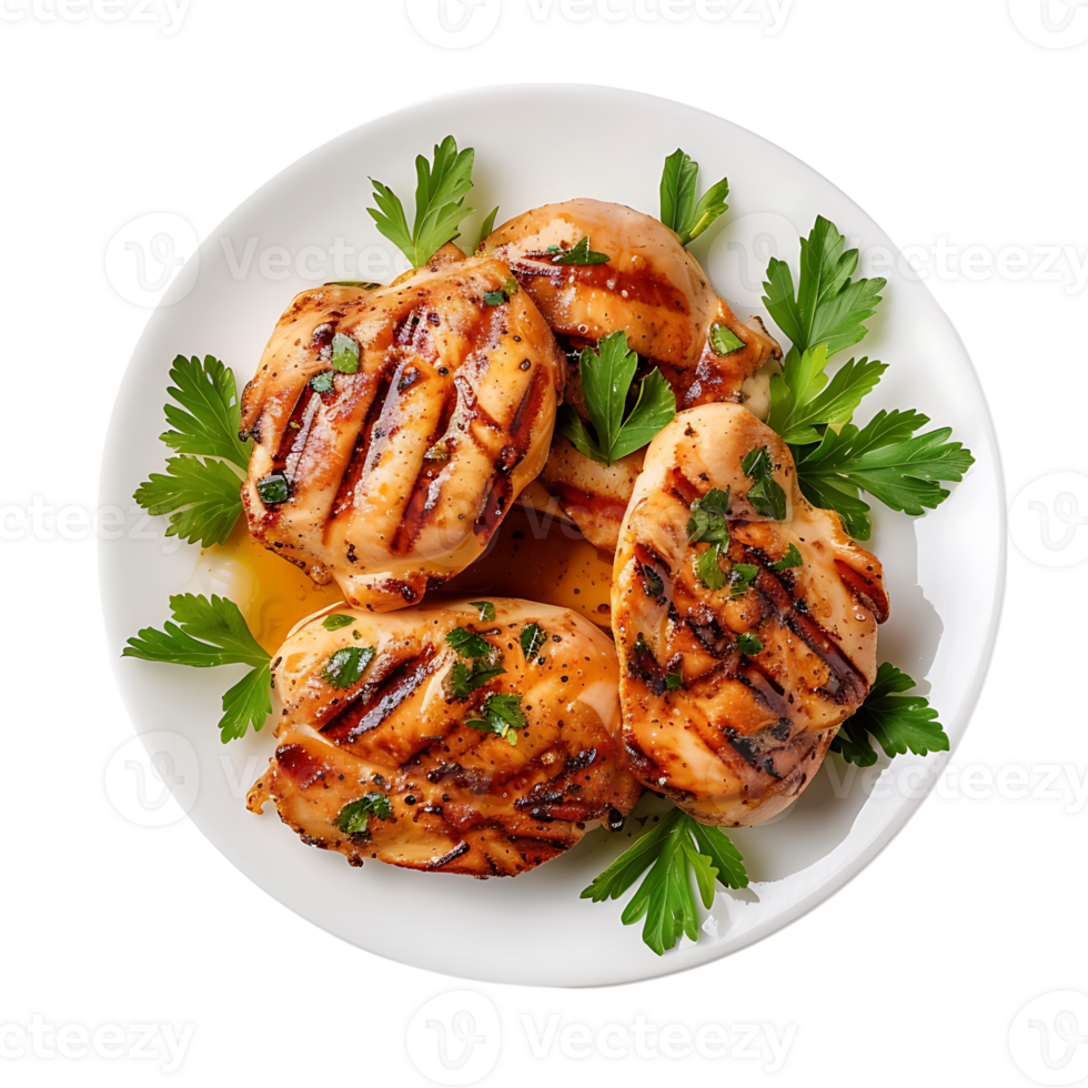 Grilled chicken on isolated transparent background 43601980 PNG