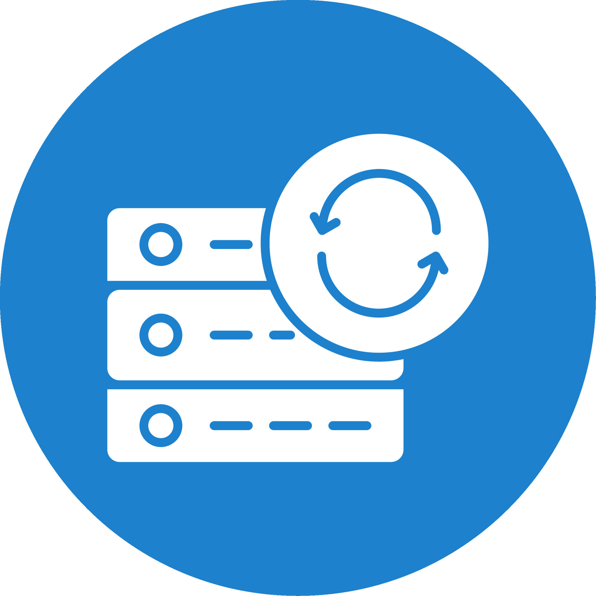 Data Synchronization Multi Color Circle Icon 43602013 Vector Art At Vecteezy