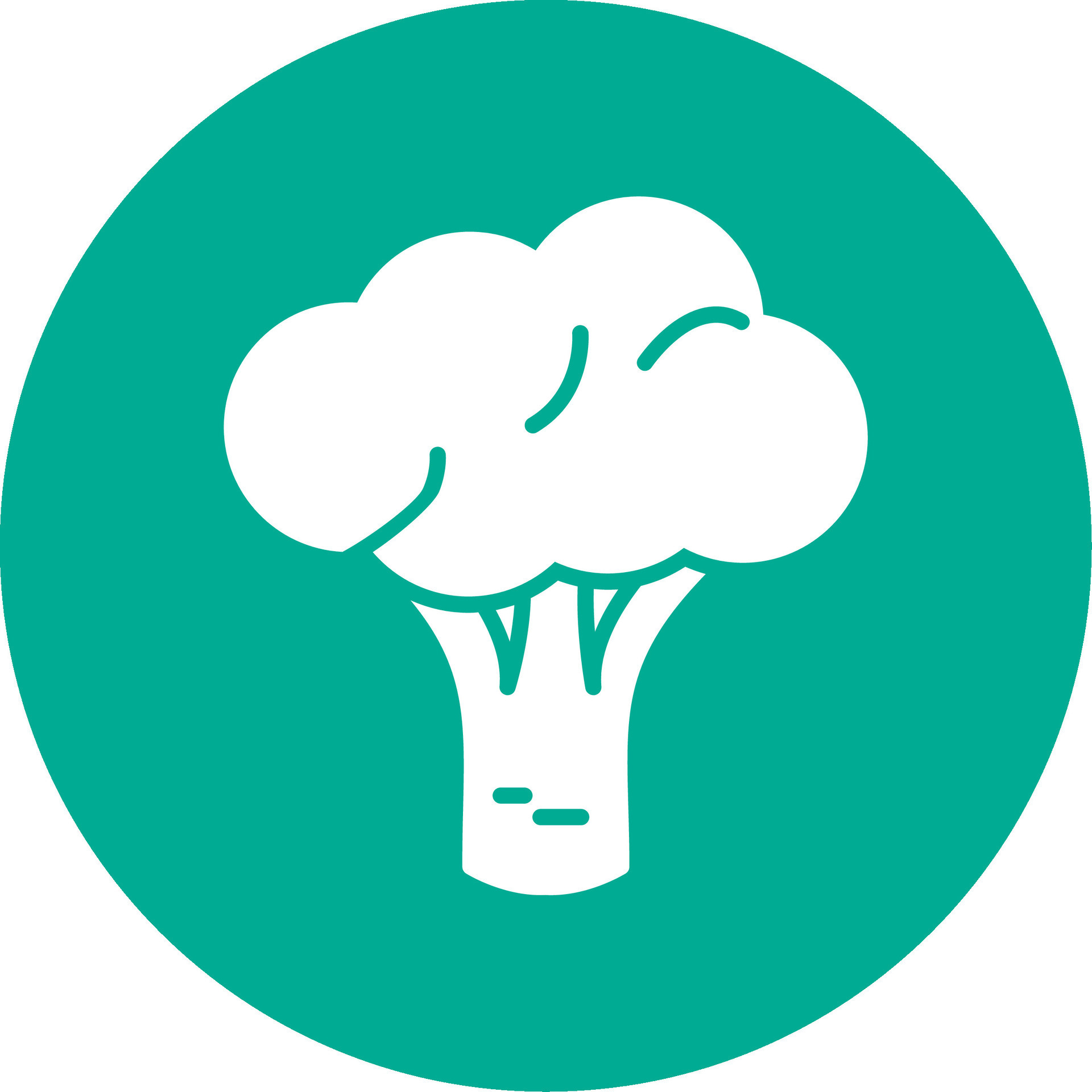 Broccoli Multi Color Circle Icon 43604494 Vector Art at Vecteezy