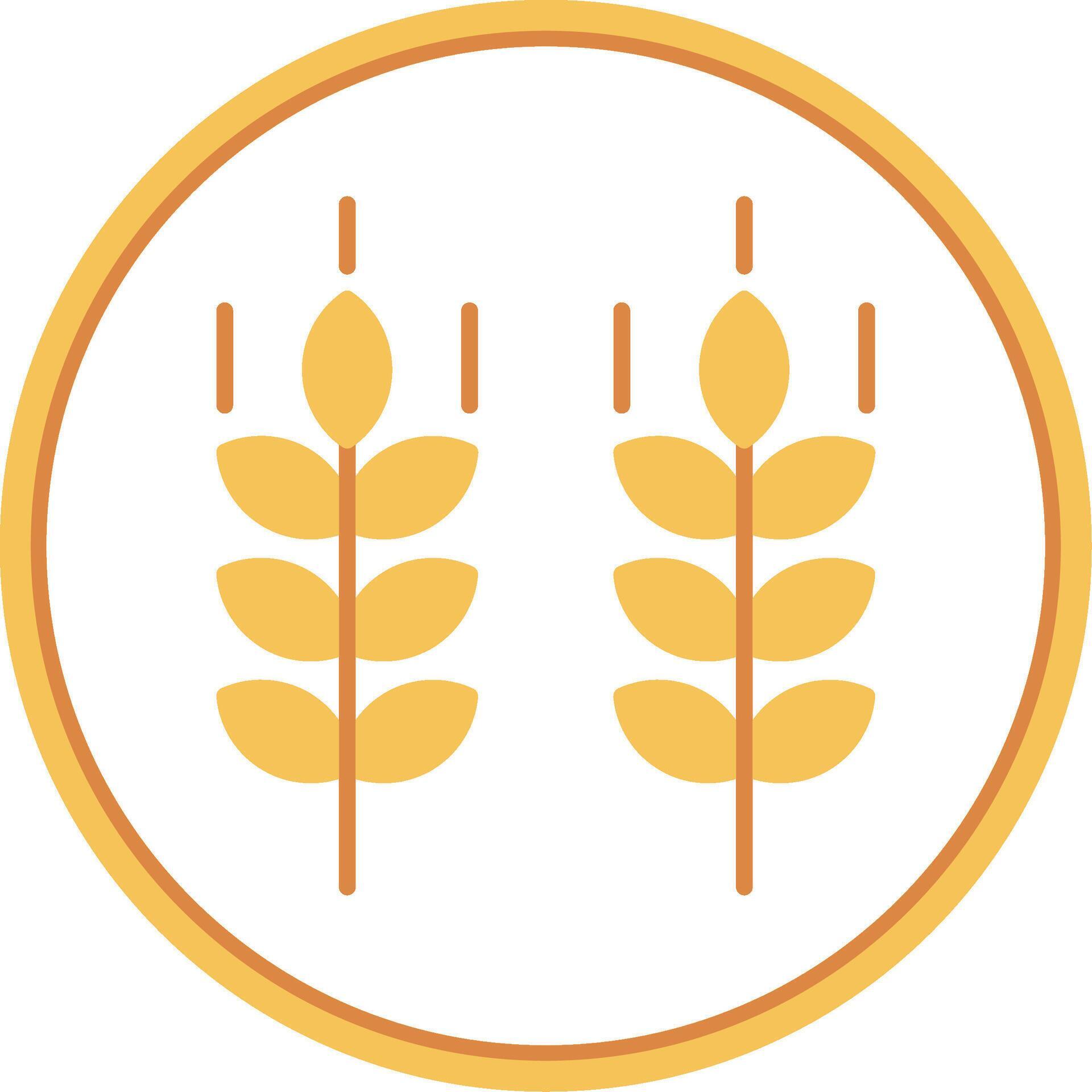 Wheat Flat Circle Icon 43607640 Vector Art at Vecteezy