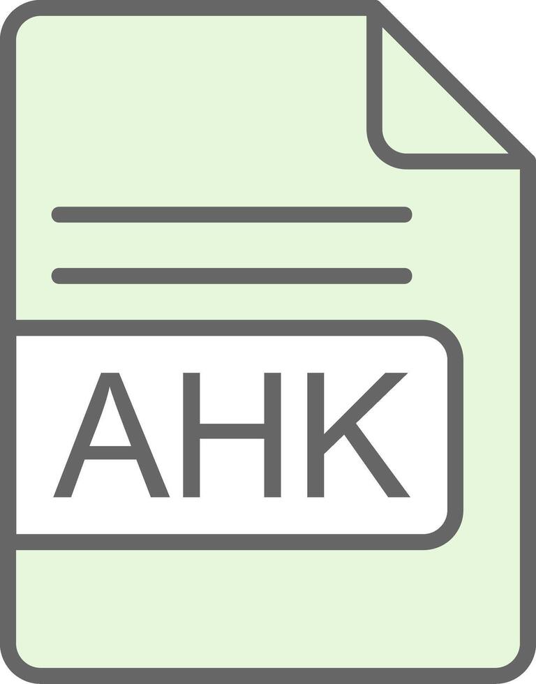 AHK File Format Fillay Icon Design 43608363 Vector Art at Vecteezy