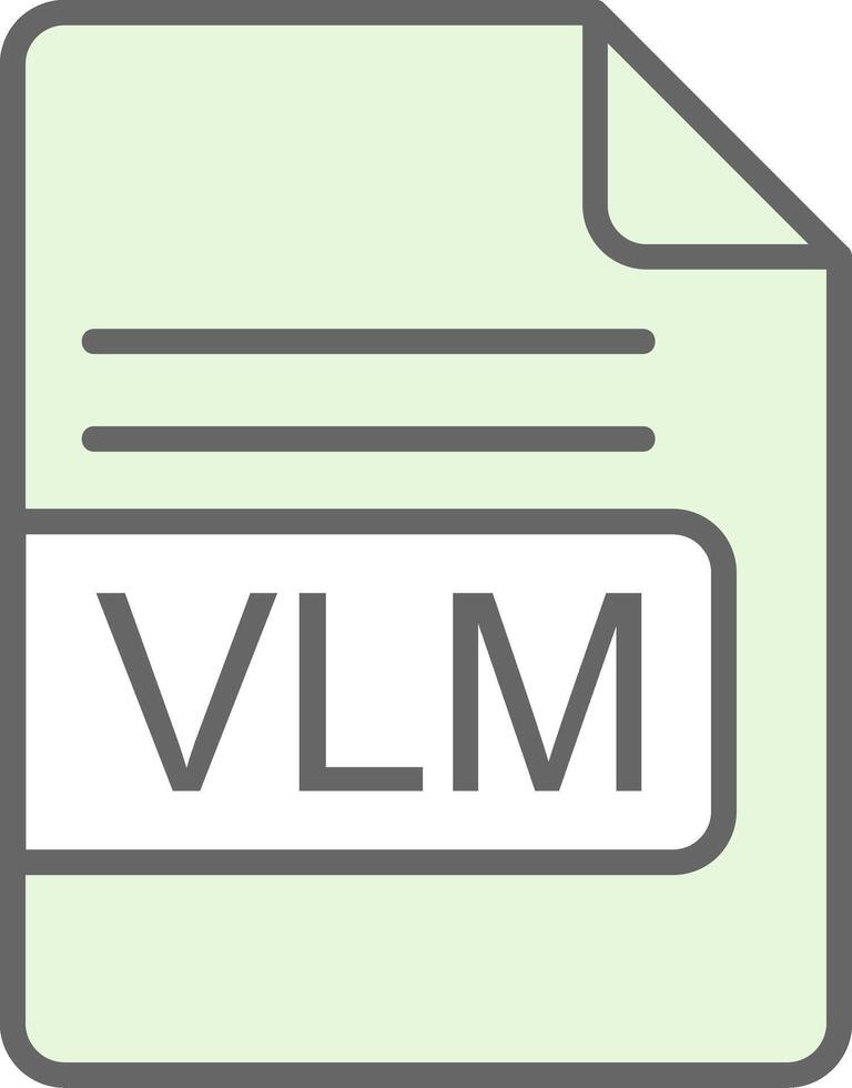 Vlm File Format Fillay Icon Design 43608571 Vector Art At Vecteezy