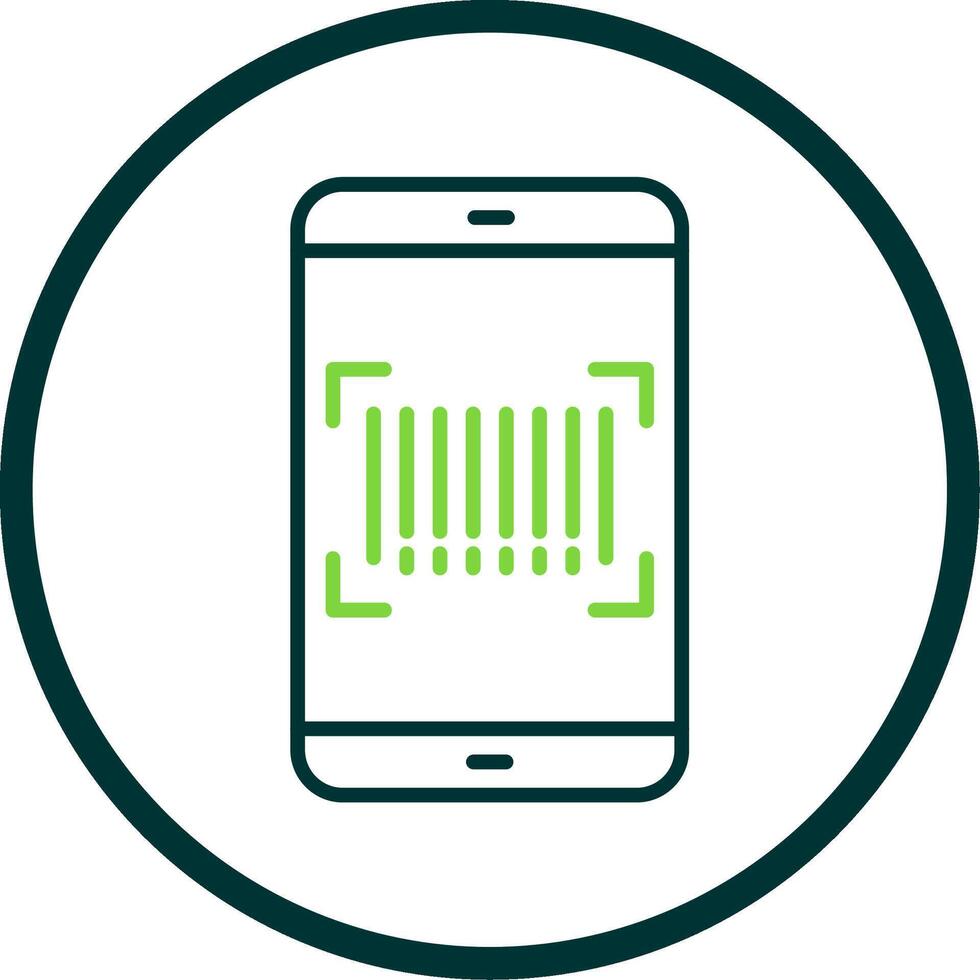 Barcode Scan Line Circle Icon Design 43624212 Vector Art at Vecteezy