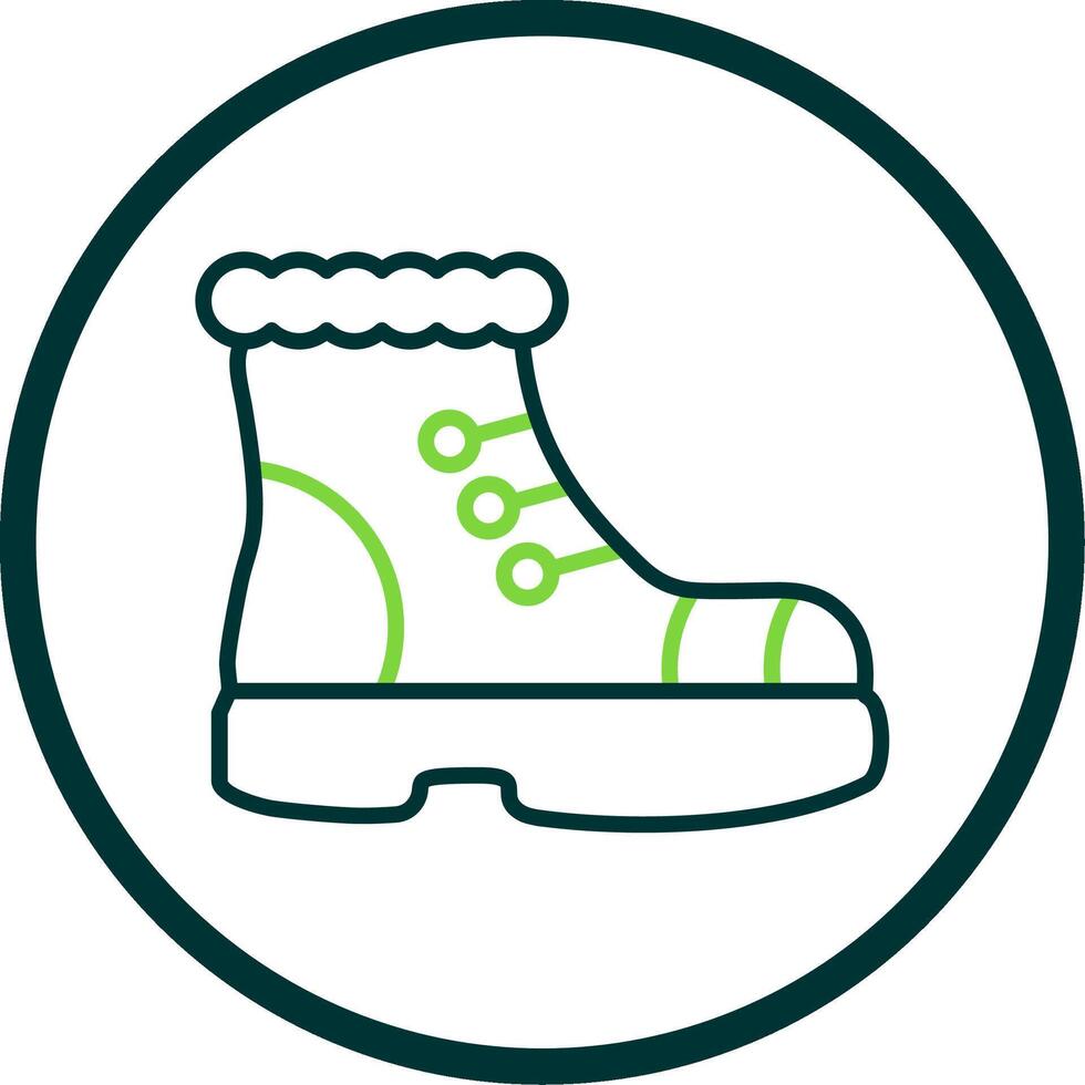 Boot Line Circle Icon Design 43627038 Vector Art at Vecteezy