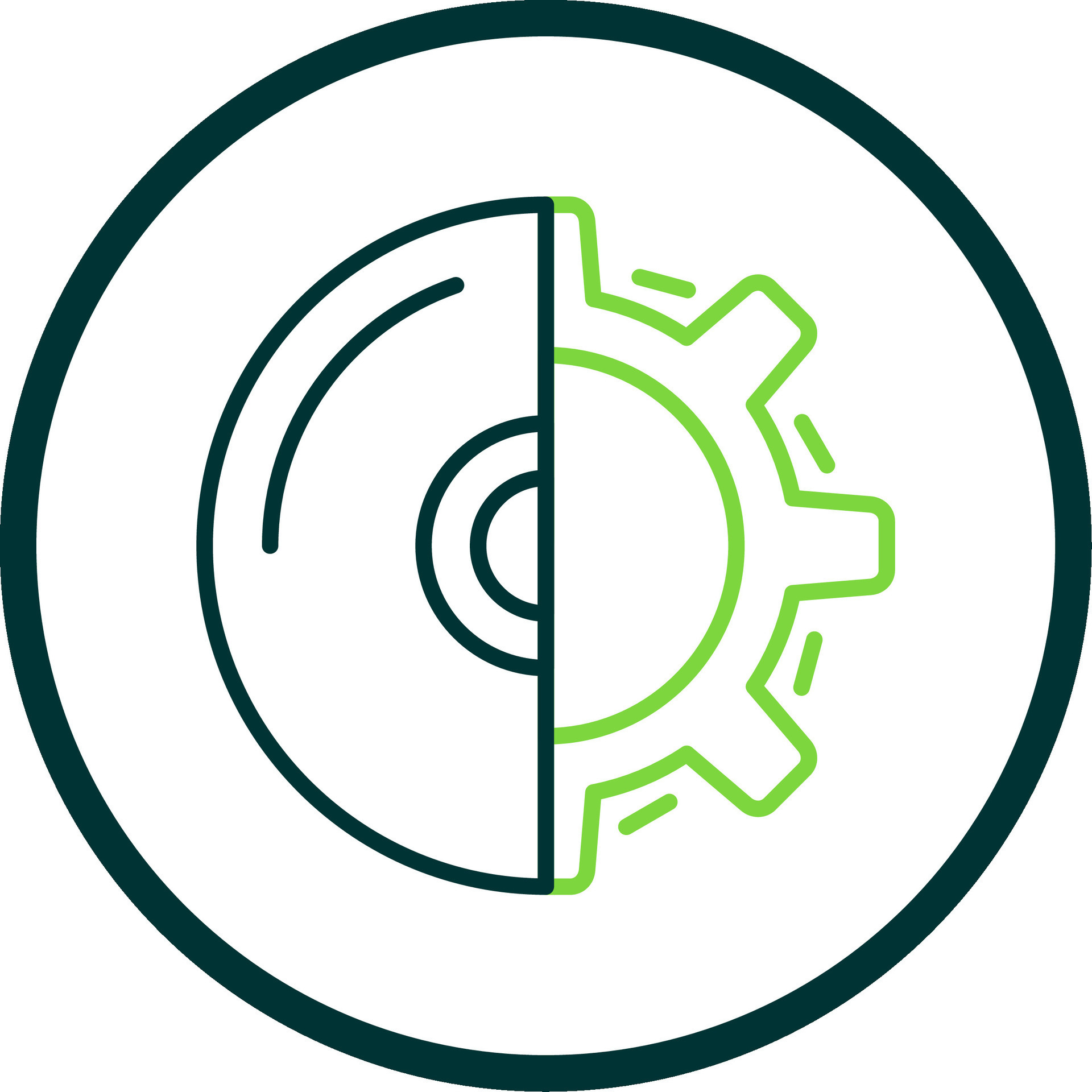 Software Development Line Circle Icon Design 43628313 Vector Art At