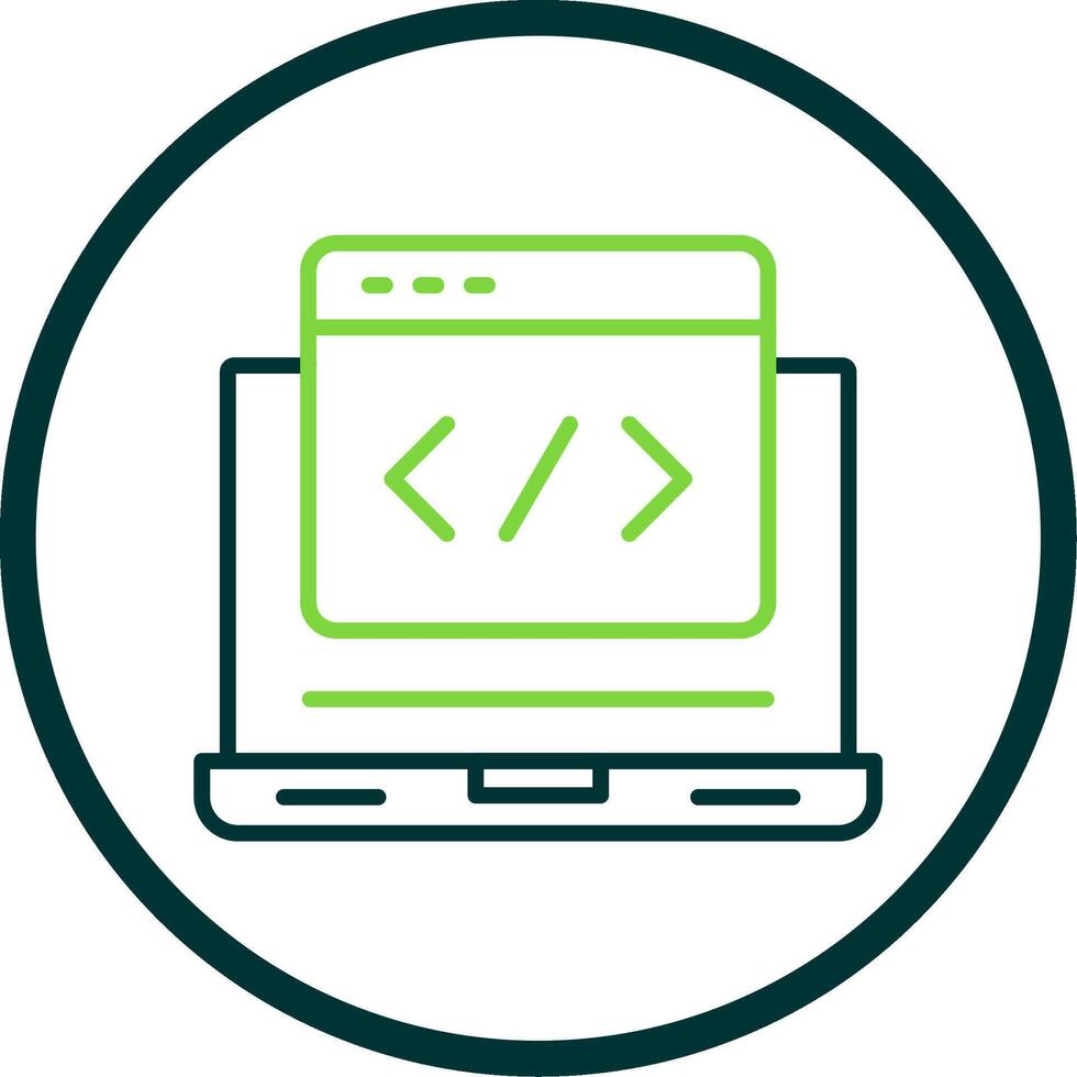 Web Development Line Circle Icon Design 43628317 Vector Art at Vecteezy