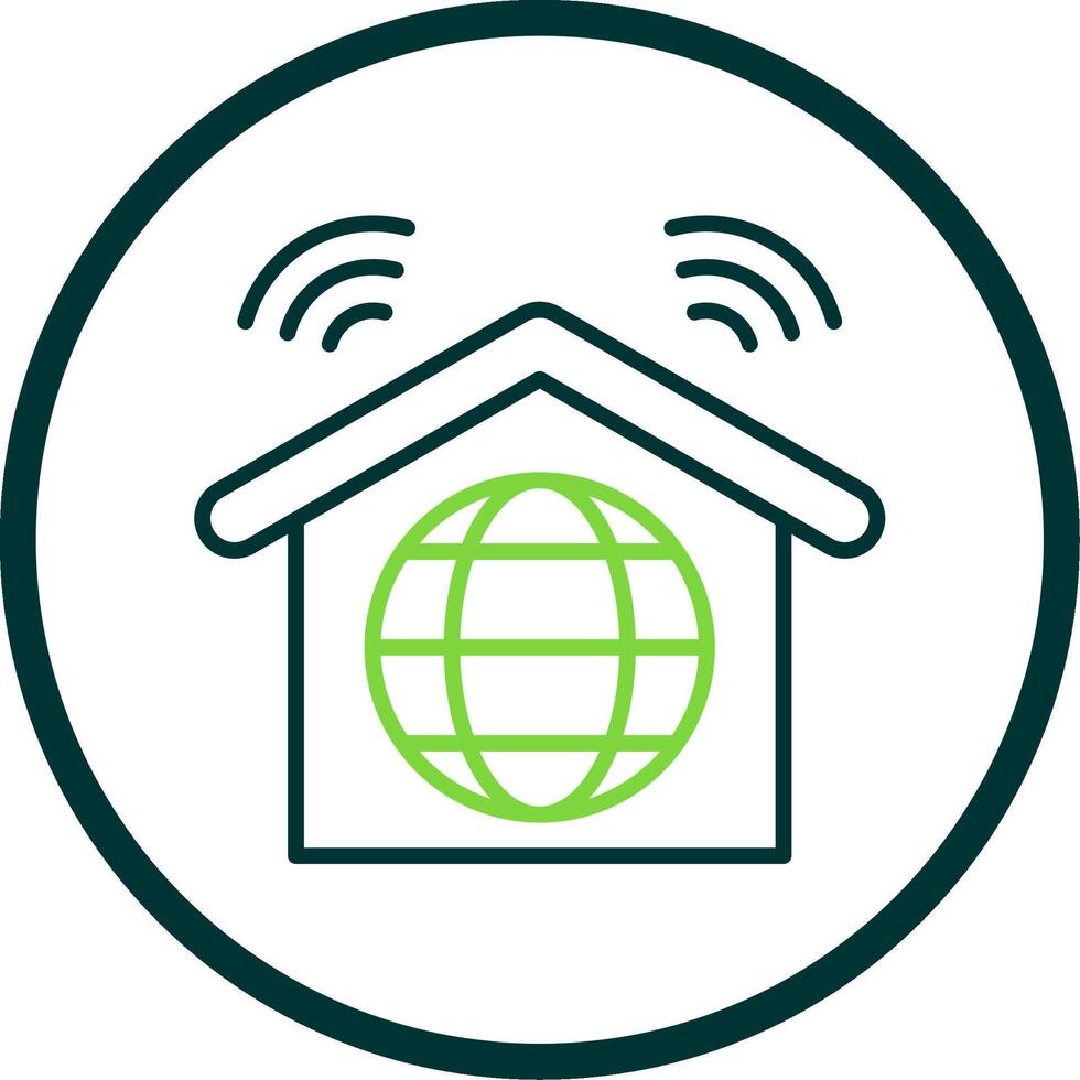 Internet Connection Line Circle Icon Design 43630129 Vector Art At Vecteezy