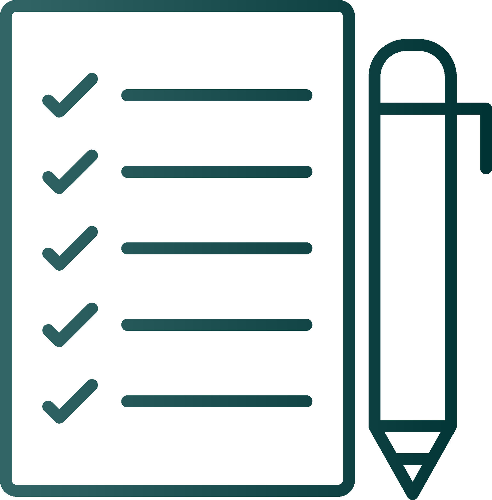 Task List Line Gradient Icon 43633884 Vector Art at Vecteezy